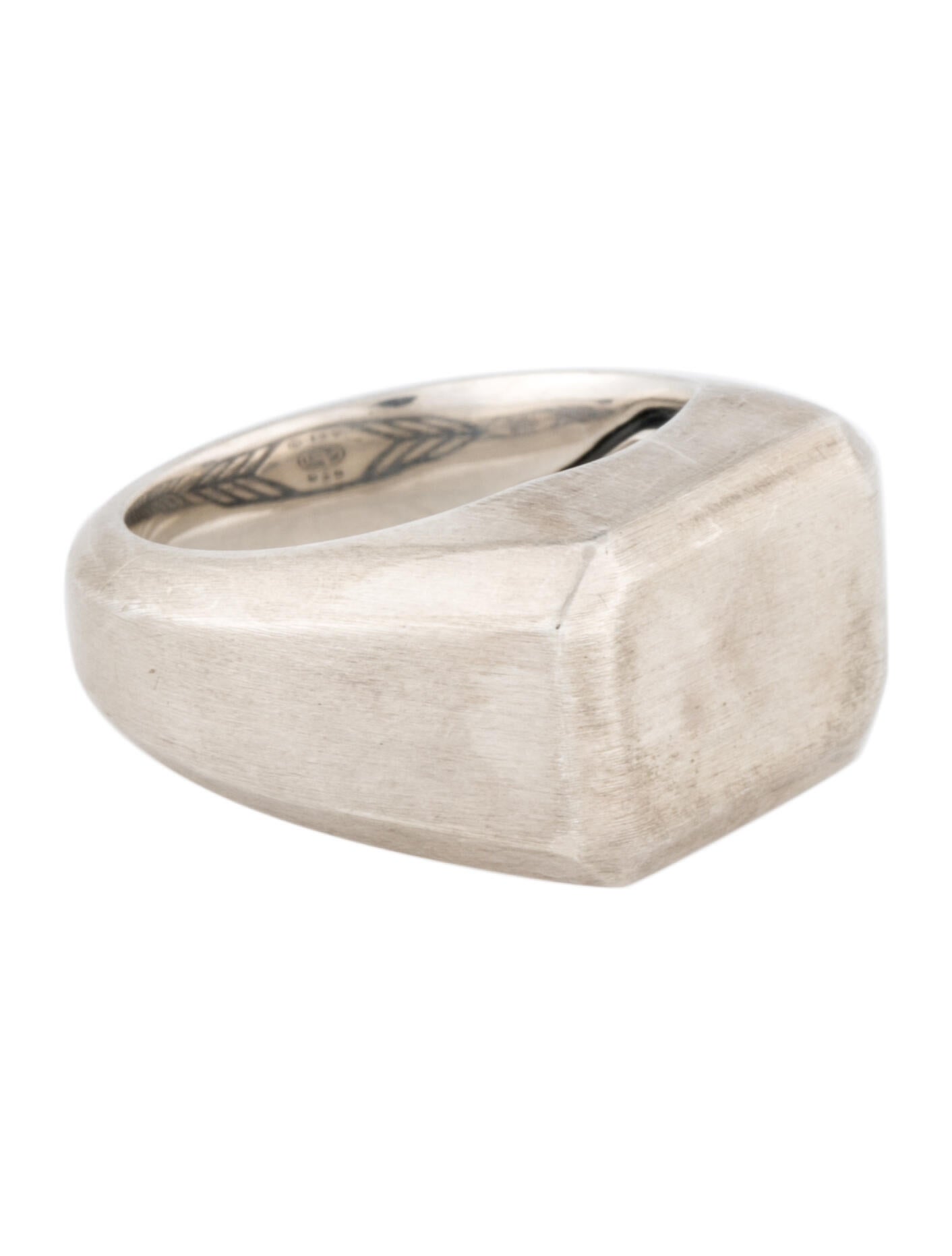 David Yurman Heirloom Streamline Signet Ring - Sterling Silver Signet ...