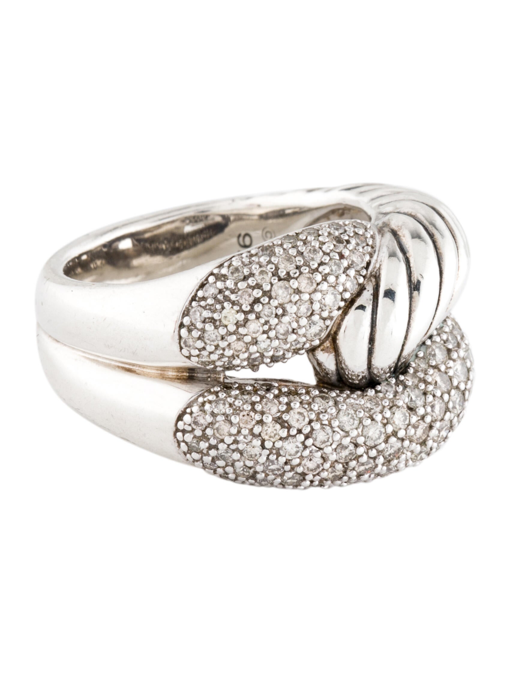 Ippolita Calcite Resin Ring - White, Sterling Silver Cocktail Ring ...
