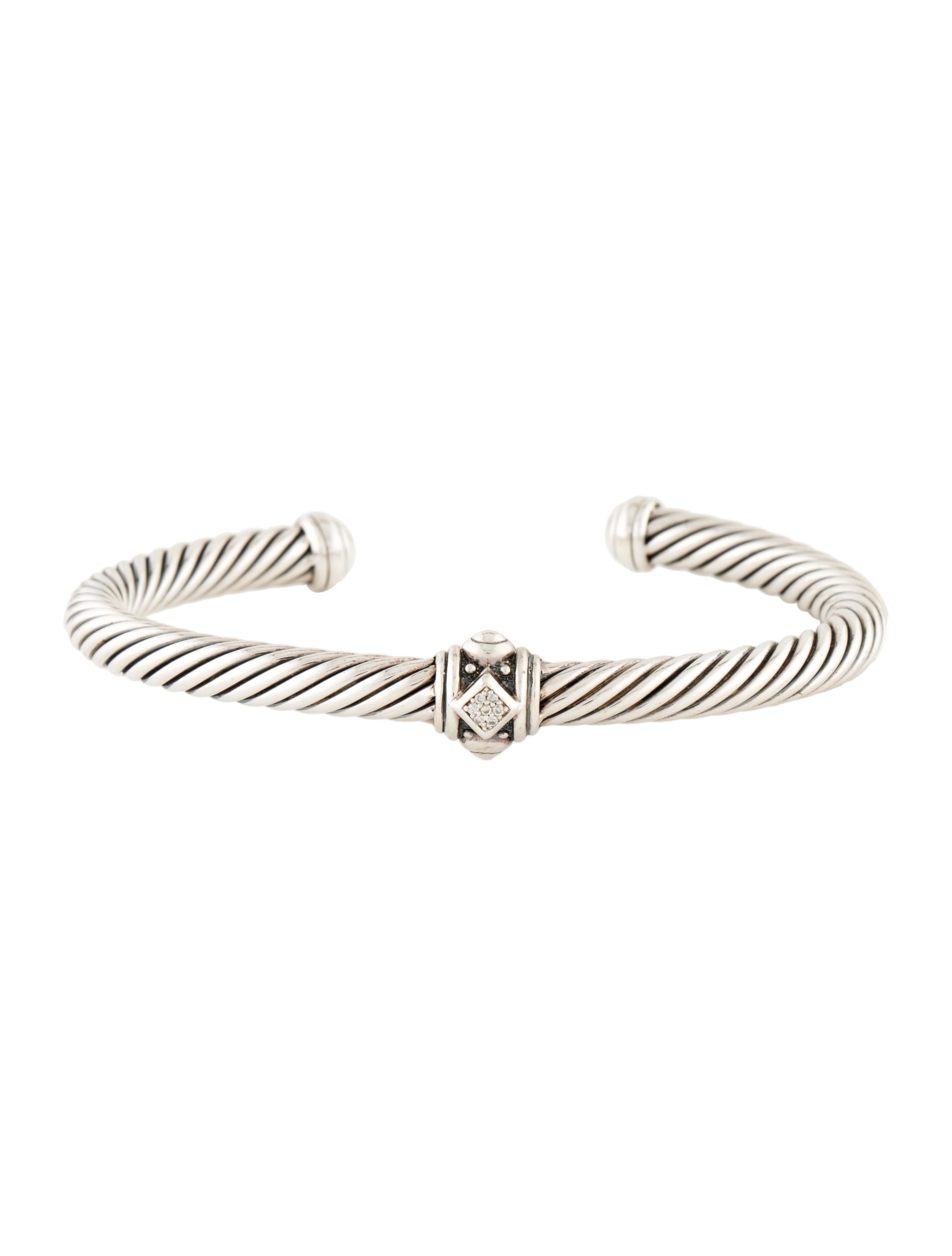 David Yurman Two-Tone Topaz Noblesse Cuff - 18K Yellow Gold Cuff ...