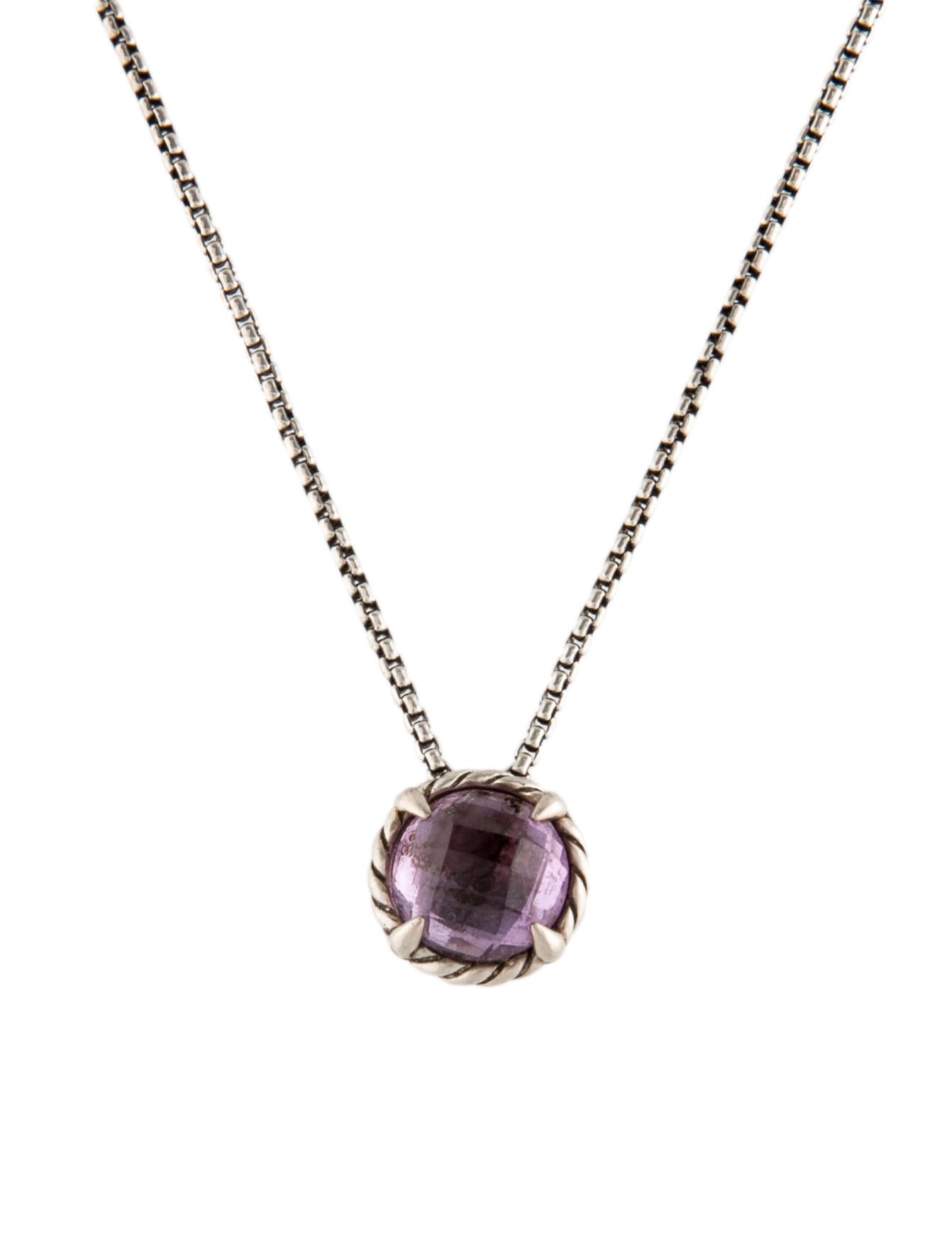 David Yurman Pearl Color Classics Pendant Necklace - 14K Yellow Gold ...