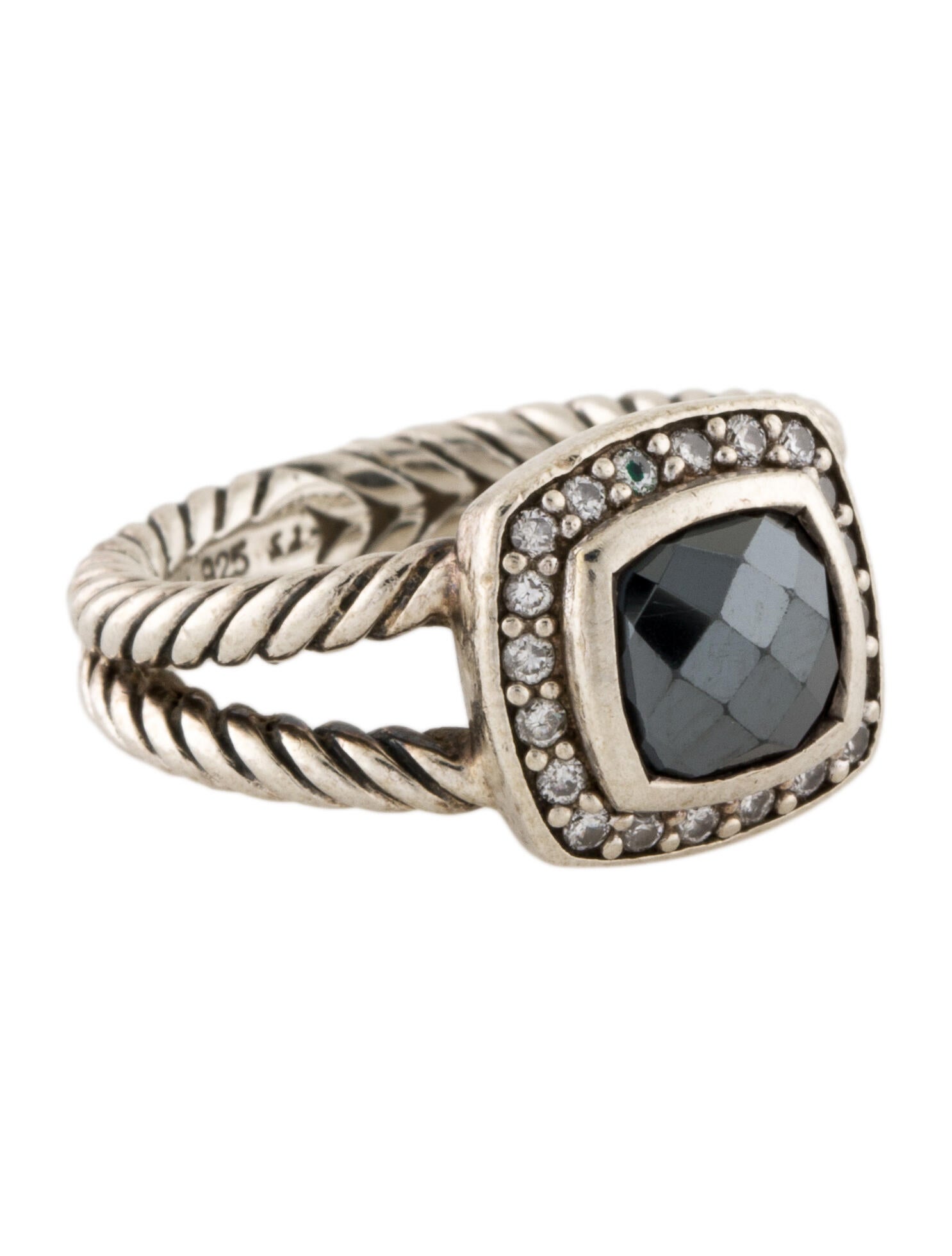 David Yurman Cable Inside Band - Sterling Silver Band, Rings | The RealReal