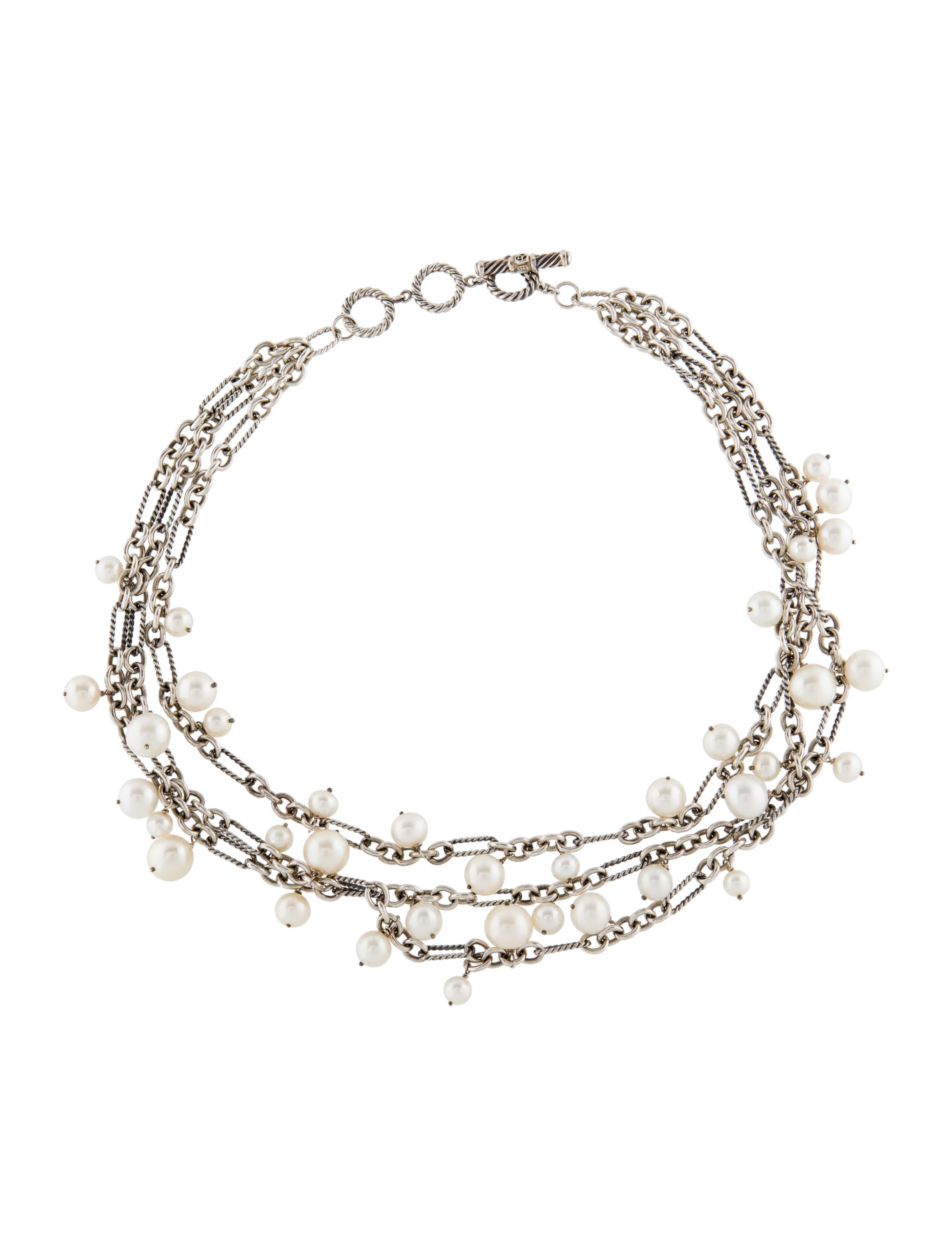 Christian Dior Vintage Multistrand Necklace - Gold-Tone Metal ...