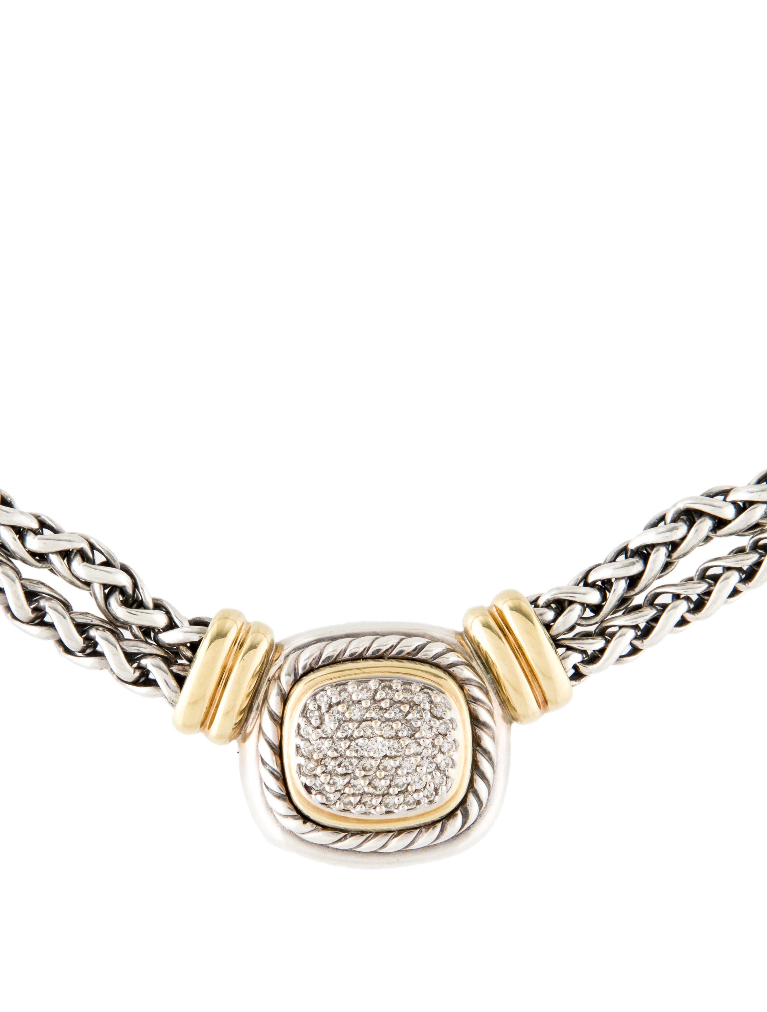 David Yurman Albion Double Wheat Chain Necklace - 14K Yellow Gold ...