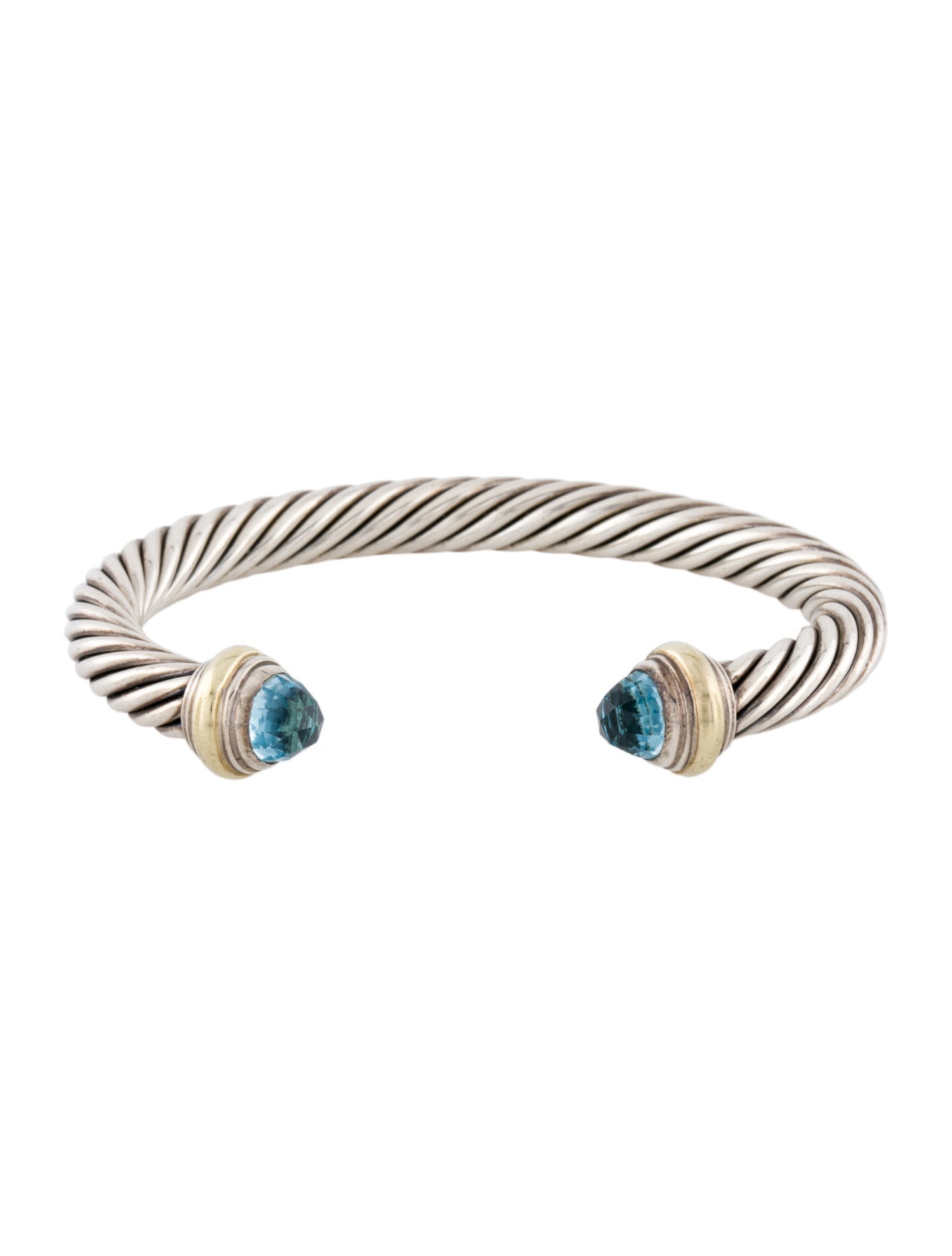 David Yurman Lapis Lazuli & Diamond Solari Cuff Bracelet - Sterling ...