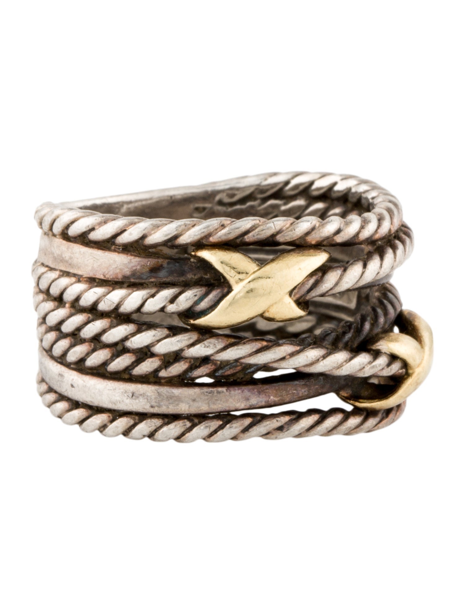 Hermès Echappee Hermes Ring - Sterling Silver Band, Rings - HER471991 ...