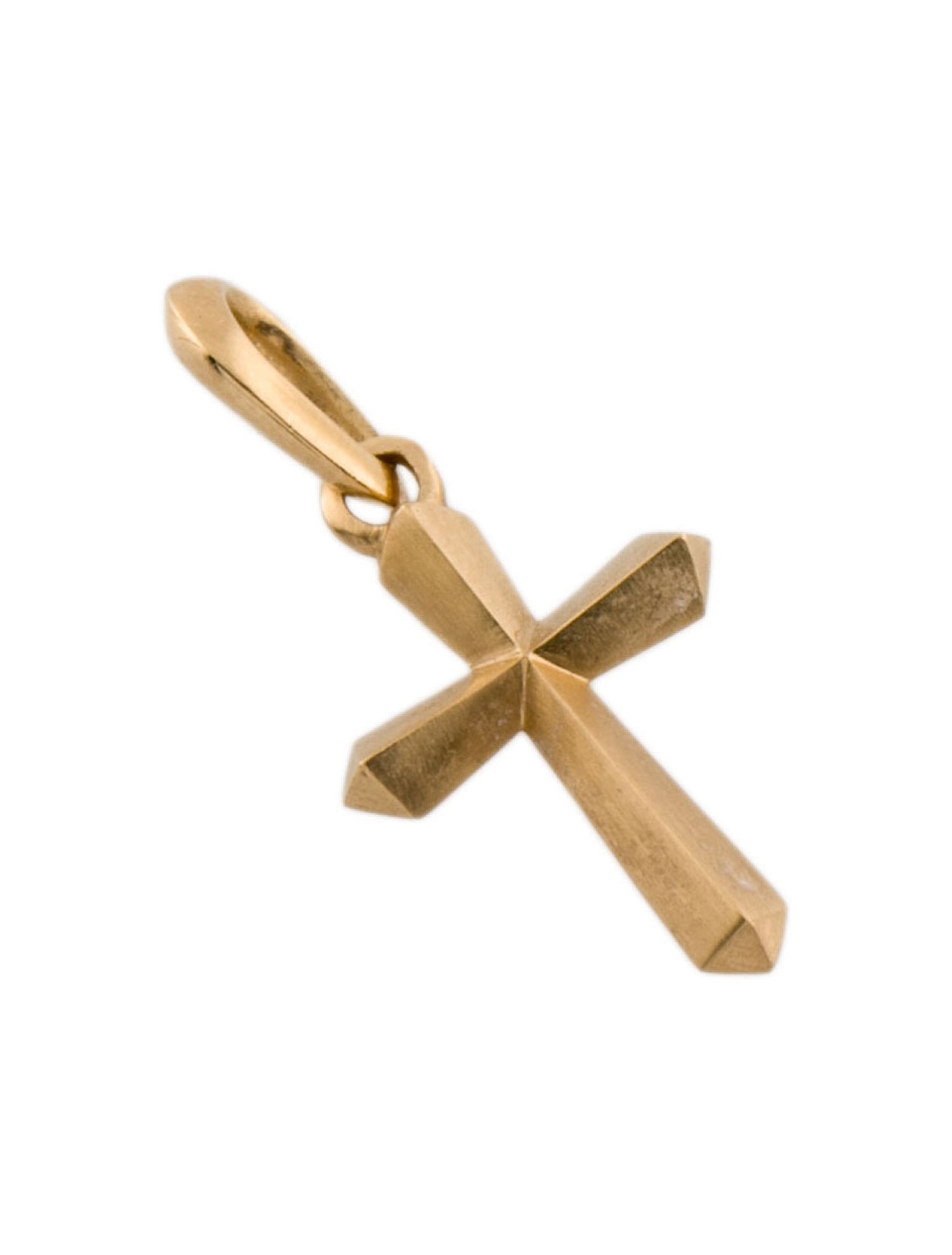 David Yurman 18K Roman Cross Amulet - 18K Yellow Gold Pendant Necklace ...