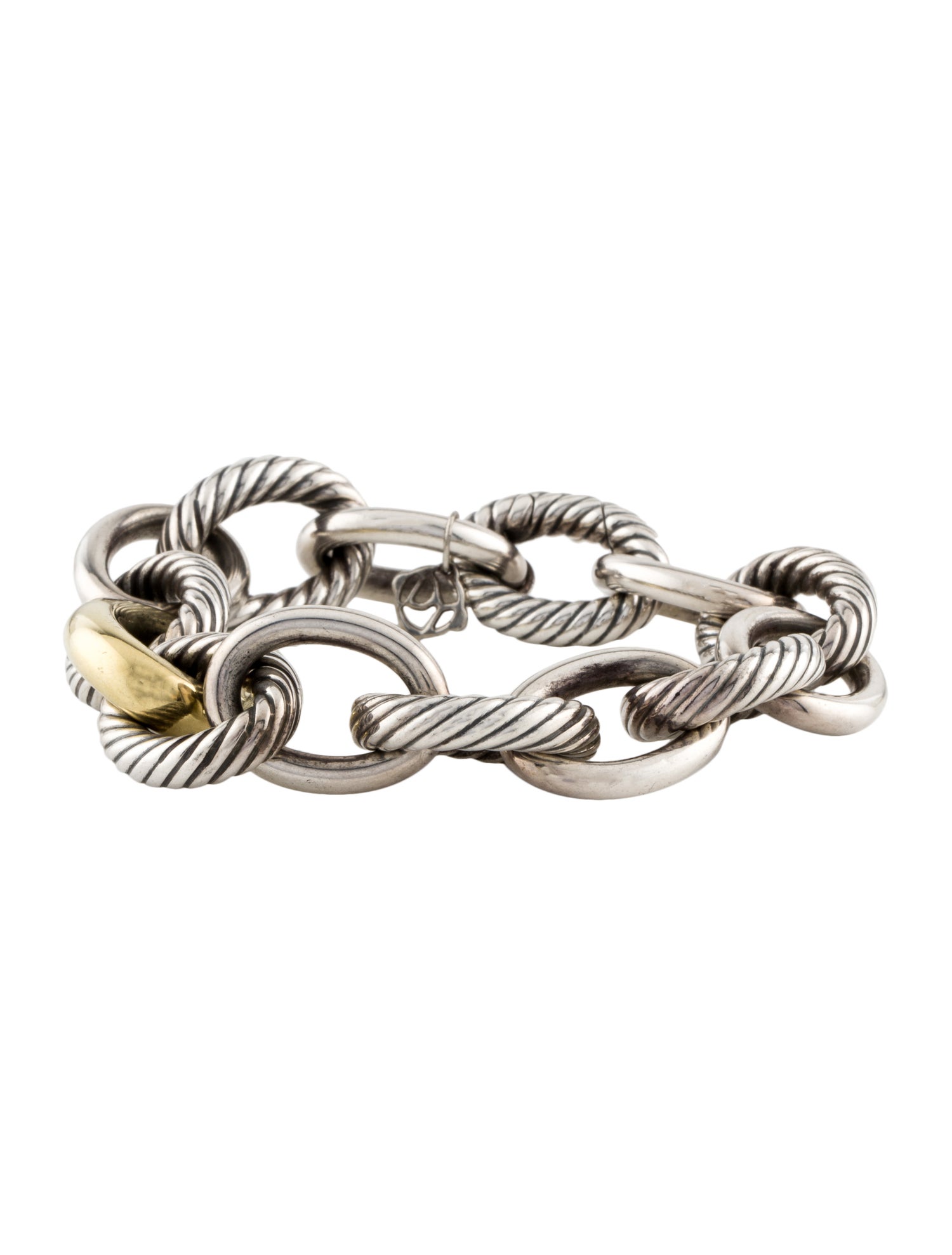 David Yurman Oval Link Chain Bracelet - Sterling Silver Link, Bracelets ...