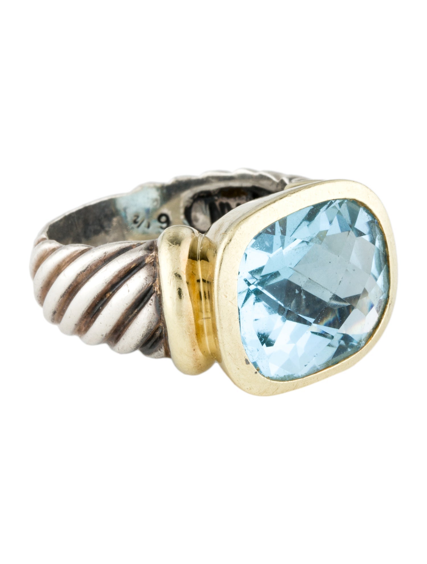 David Yurman 18K Quartz Color Classics Ring - 18K Yellow Gold Cocktail ...