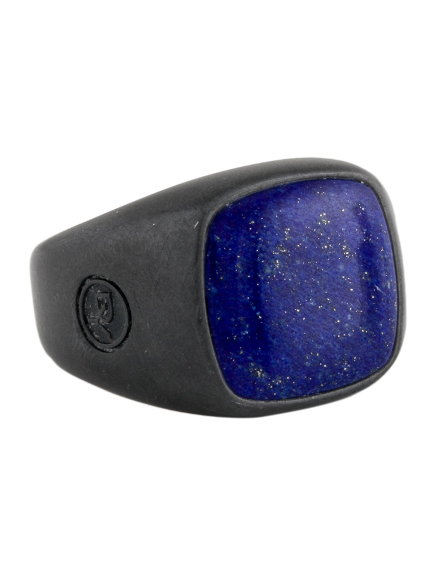 David Yurman Titanium Lapis Lazuli Streamline® Signet Ring - Signet ...