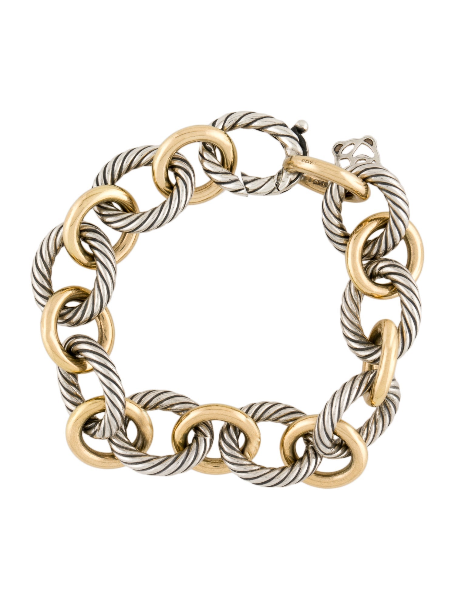 David Yurman Oval Link Chain Bracelet - Sterling Silver Link, Bracelets ...