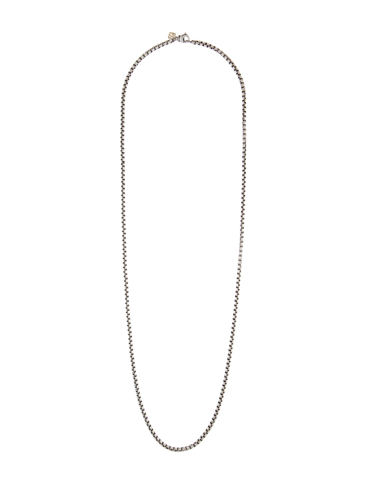David Yurman Box Chain Necklace - 14K Yellow Gold Chain, Necklaces ...