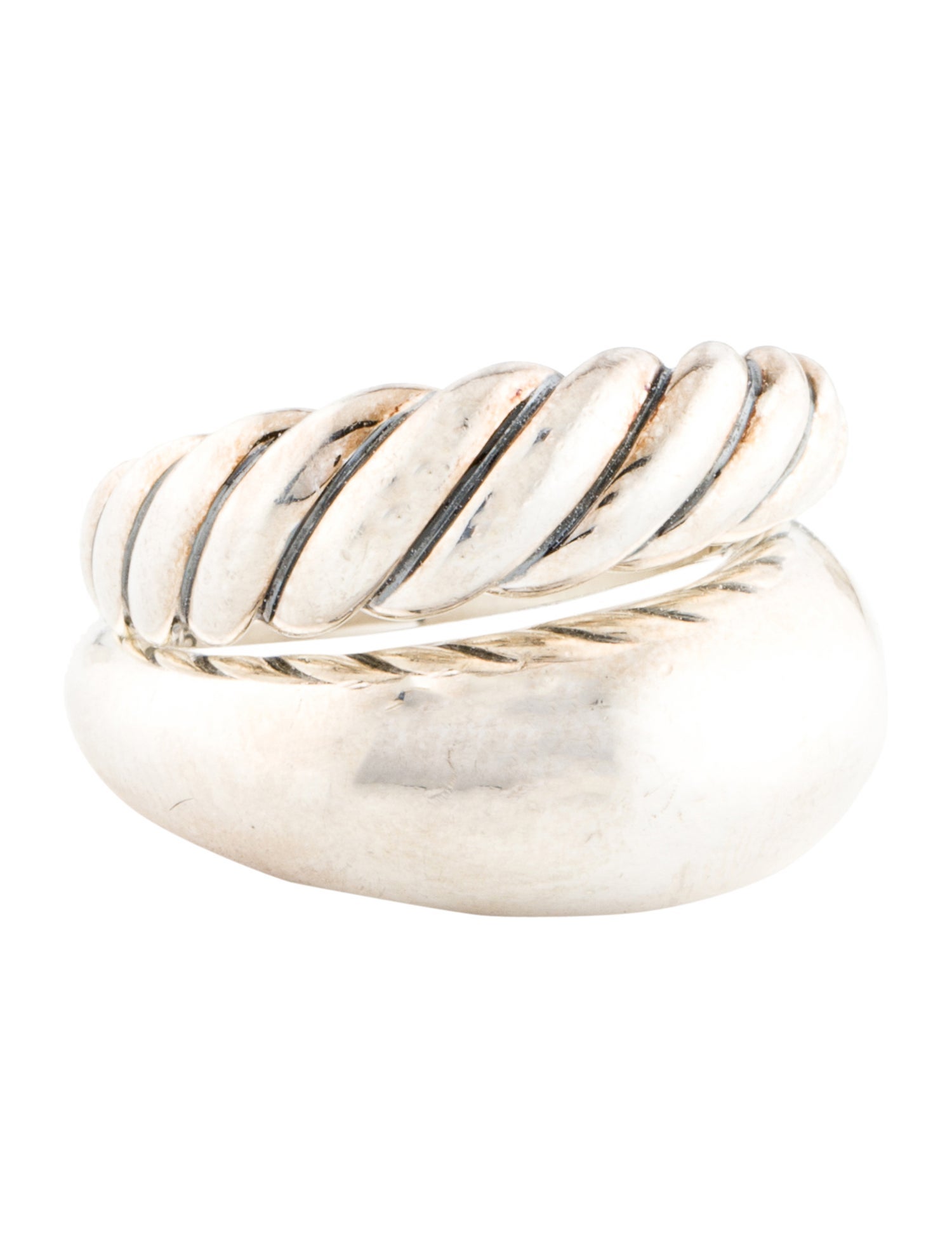 David Yurman Pure Form Stack Ring - Sterling Silver Band, Rings ...