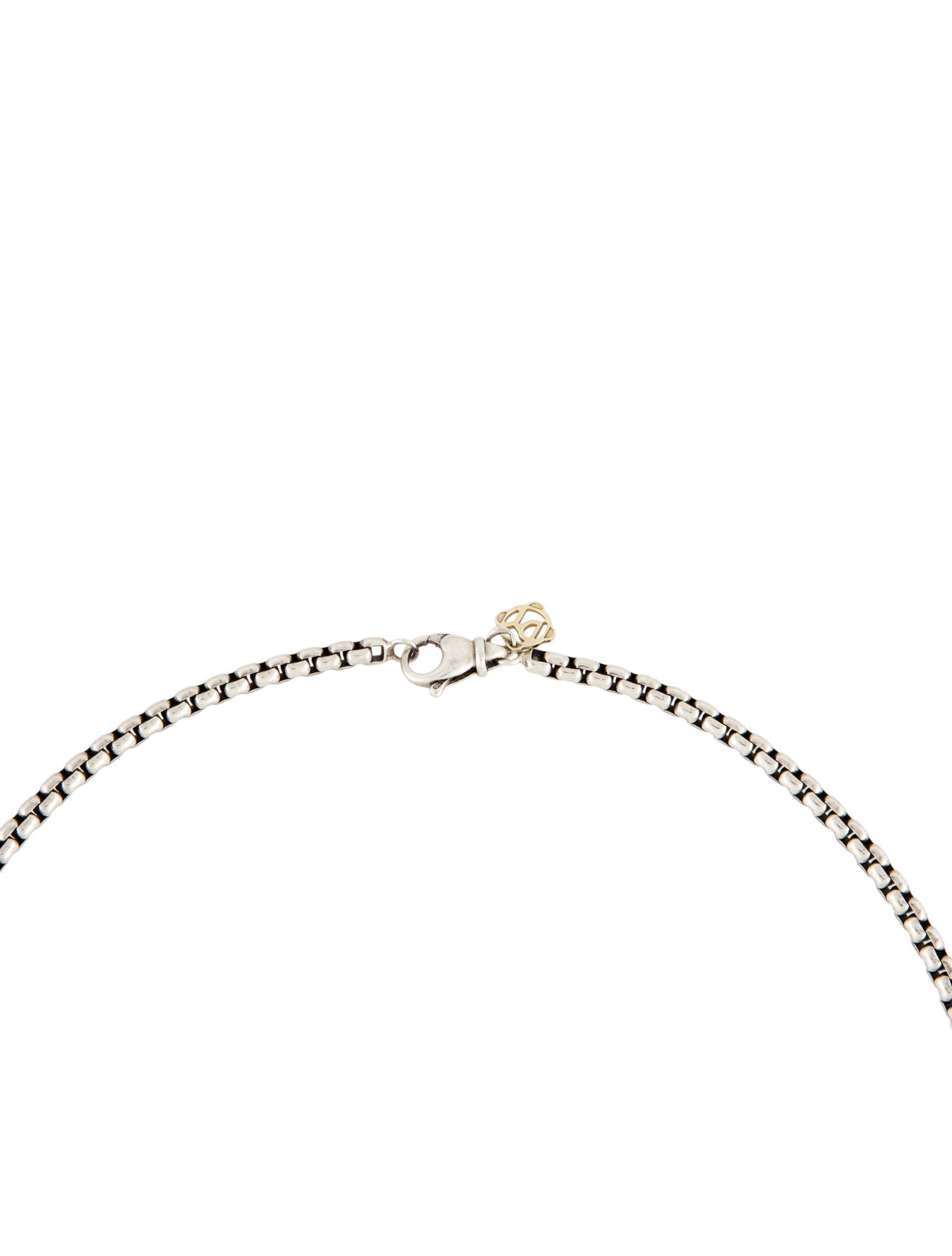 David Yurman Two-Tone Box Chain Necklace - Chain, Necklaces - DVY159816 ...