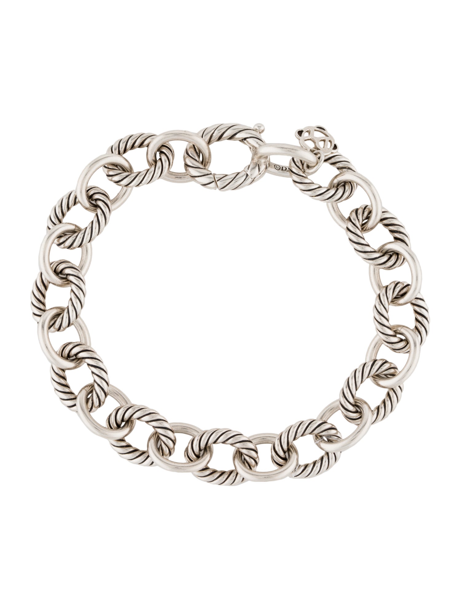 David Yurman Oval Link Chain Bracelet - Sterling Silver Link, Bracelets ...