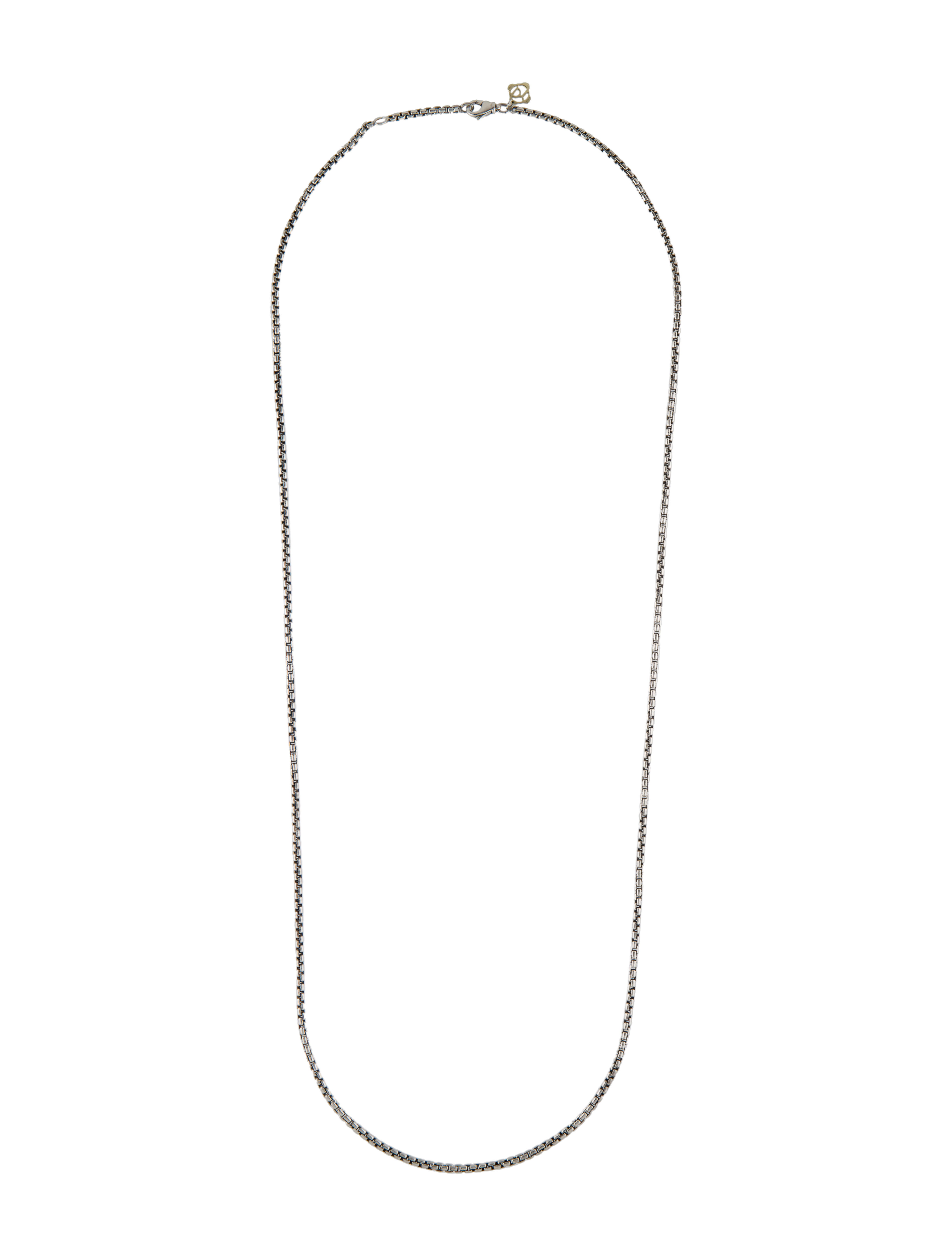 David Yurman Box Chain Necklace - 14K Yellow Gold Chain, Necklaces ...