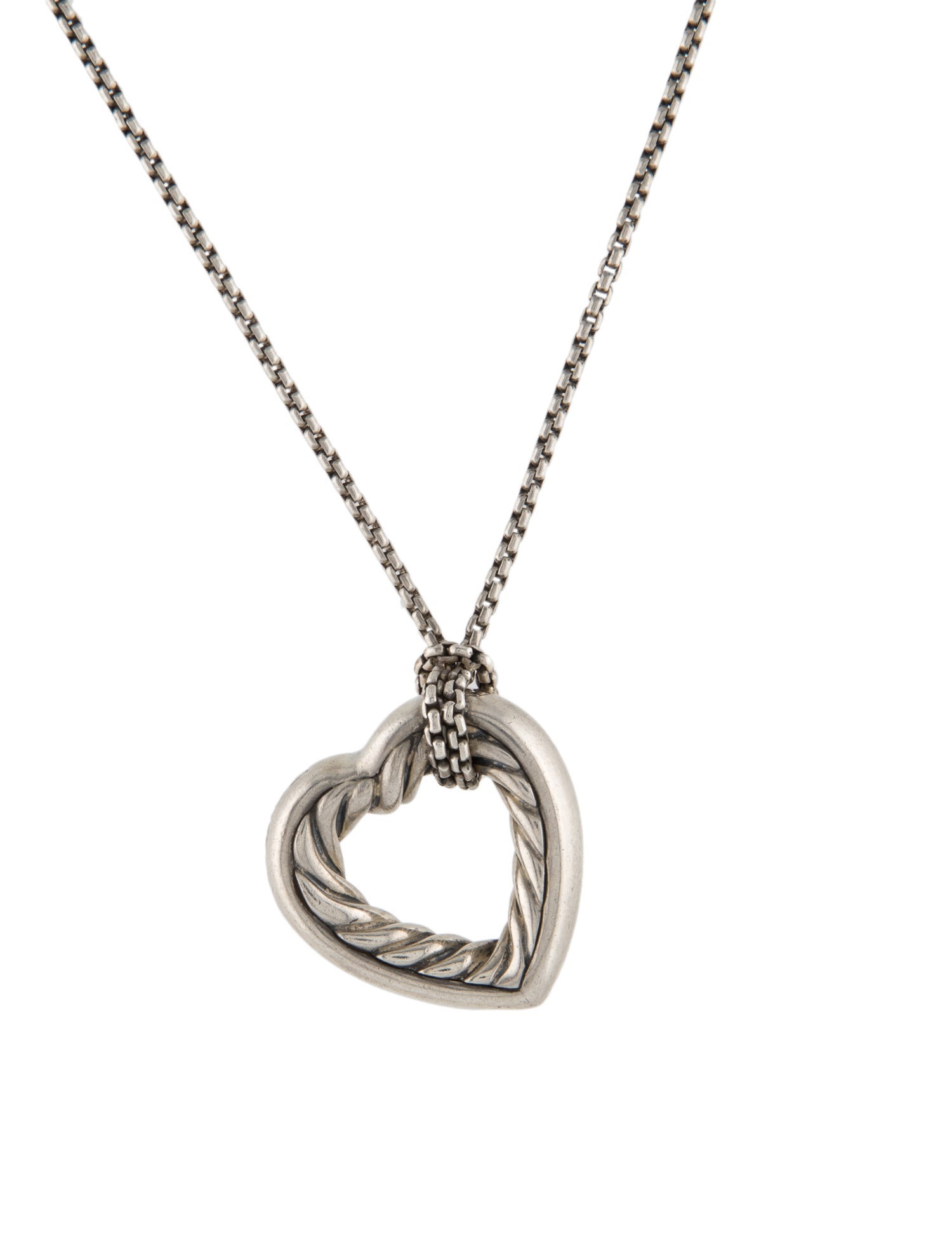 David Yurman Two-Tone DY Origami Enhancer Necklace - 18K Yellow Gold ...