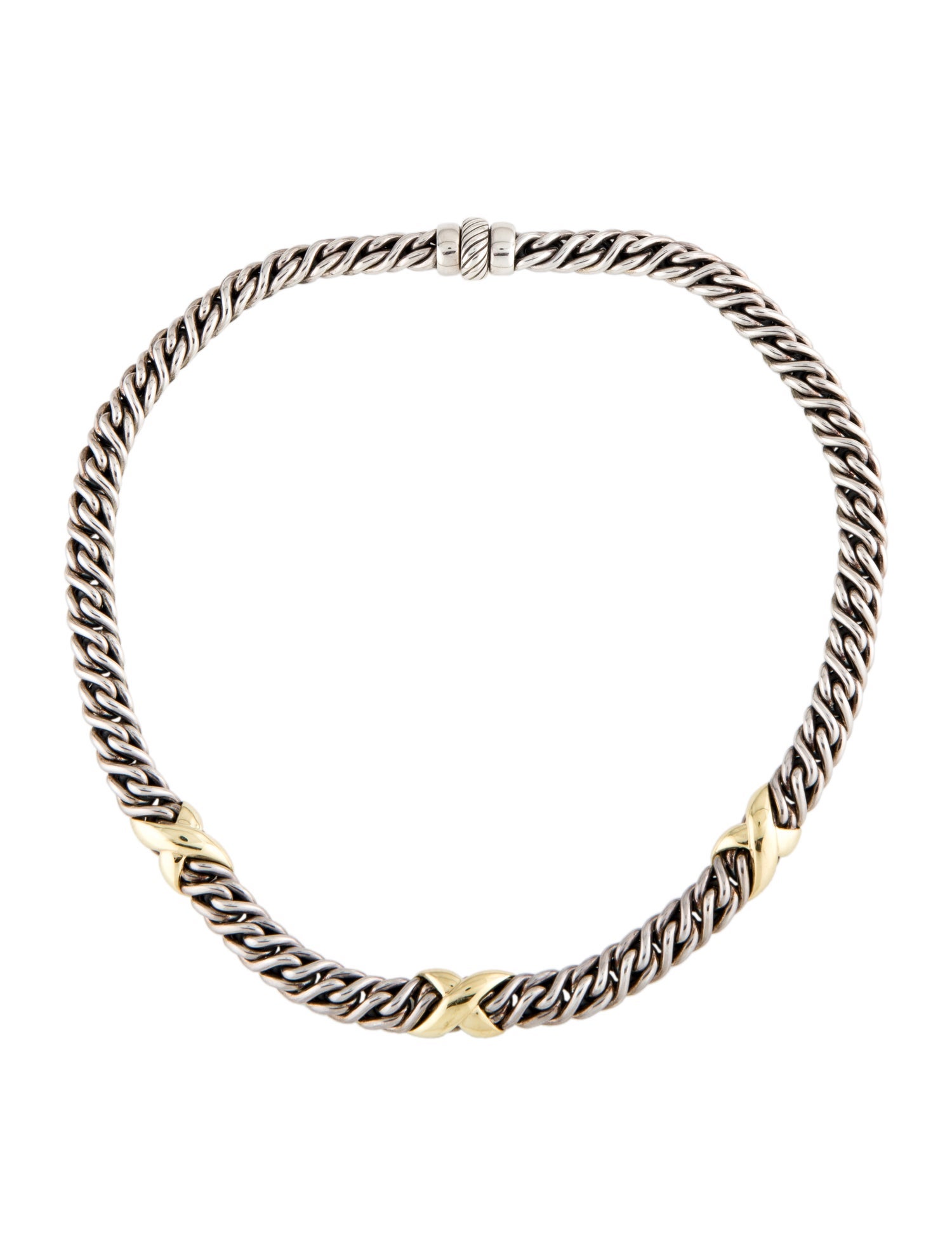 John Hardy Topaz Collar Necklace - Sterling Silver Choker, Necklaces ...