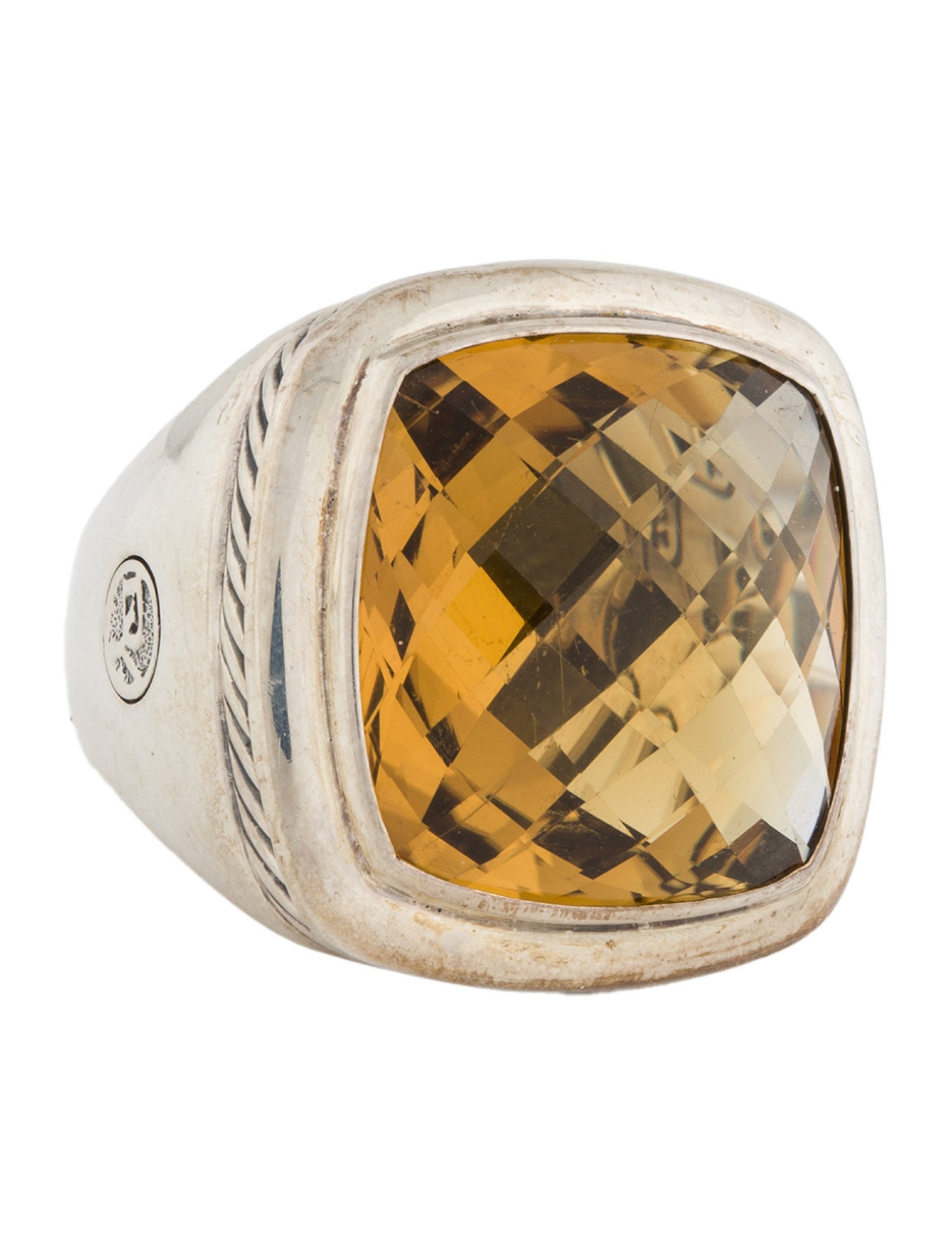 David Yurman Citrine Cocktail Ring - Sterling Silver Cocktail Ring ...