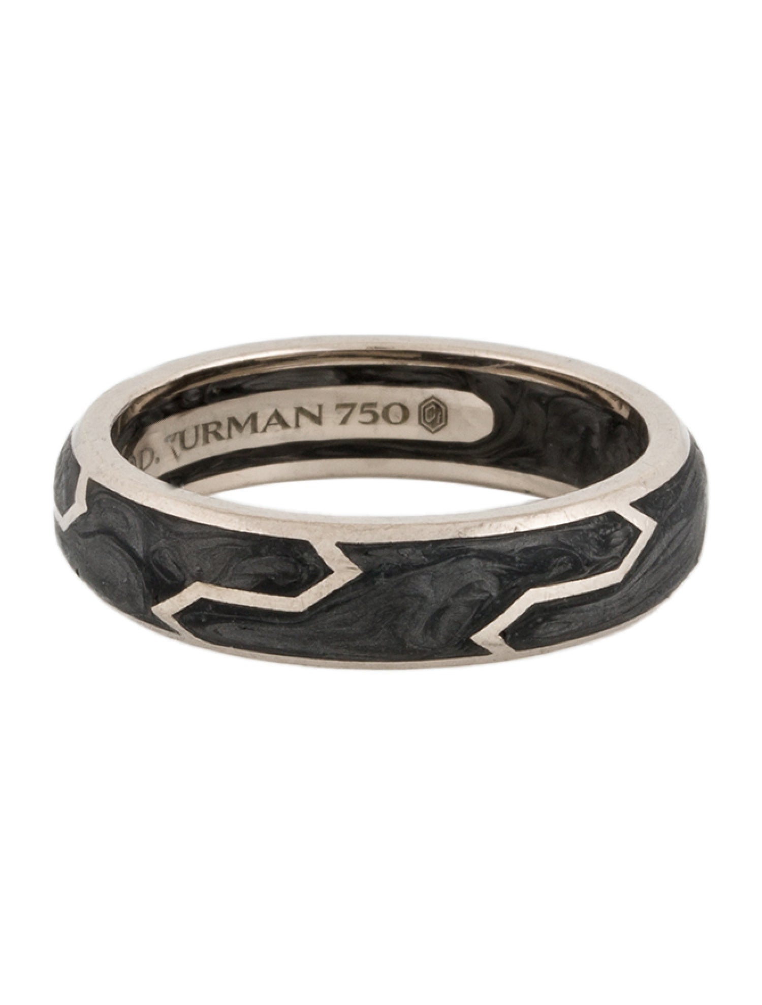 David Yurman 18K Forged Carbon Band Ring - Wedding Band, Rings ...