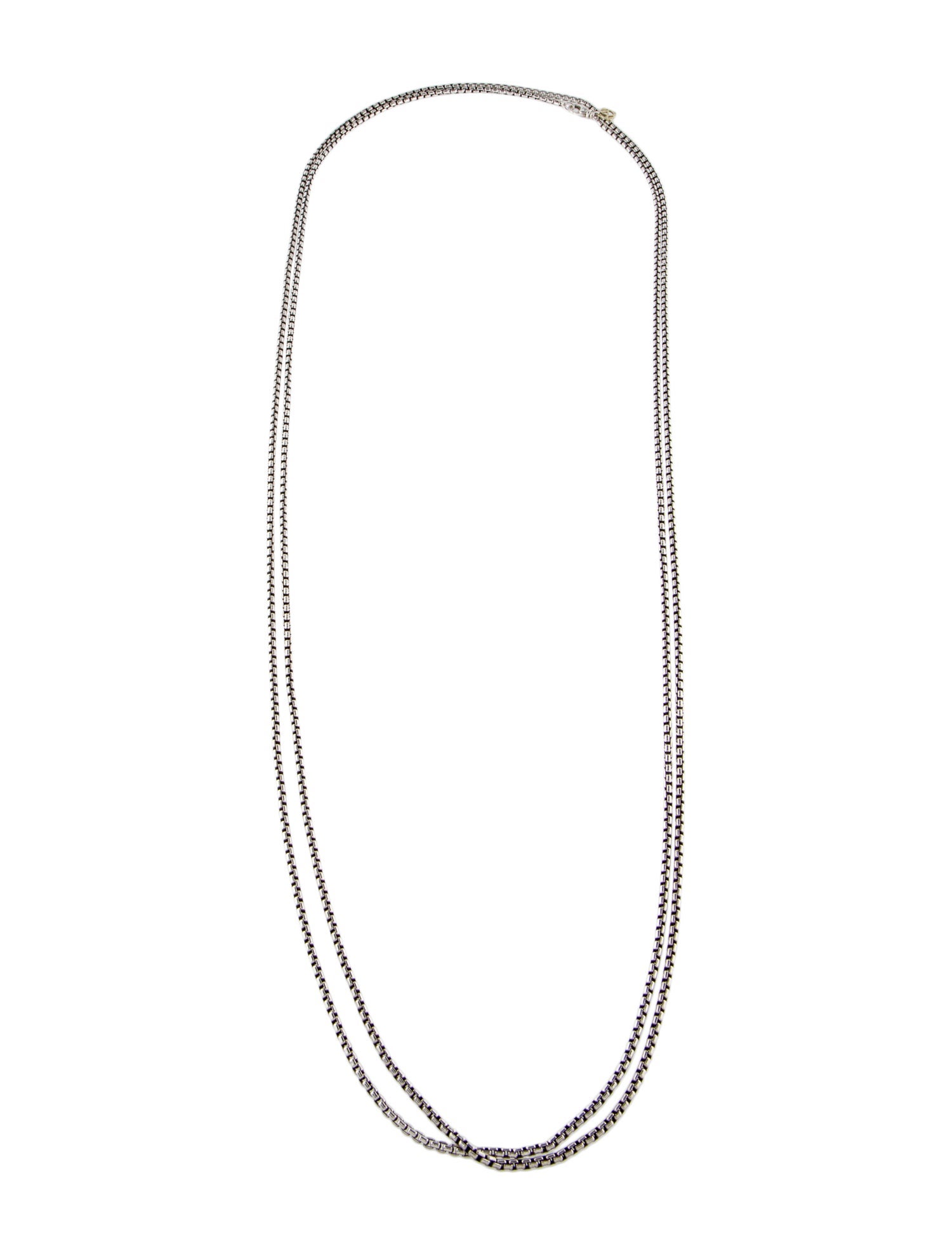David Yurman Box Chain Necklace - 14K Yellow Gold Chain, Necklaces ...