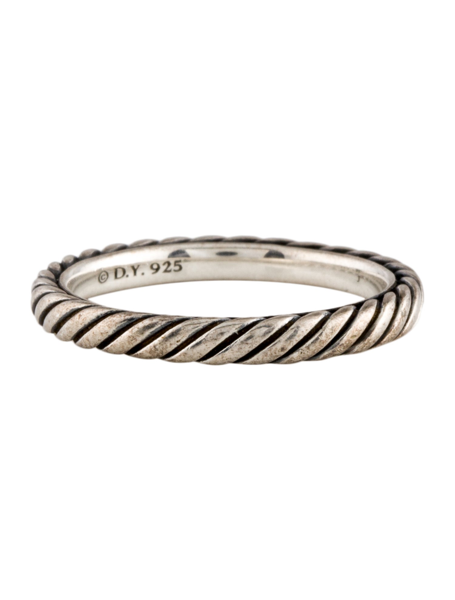 David Yurman Cable Collectibles Stacking Band - Sterling Silver Band ...