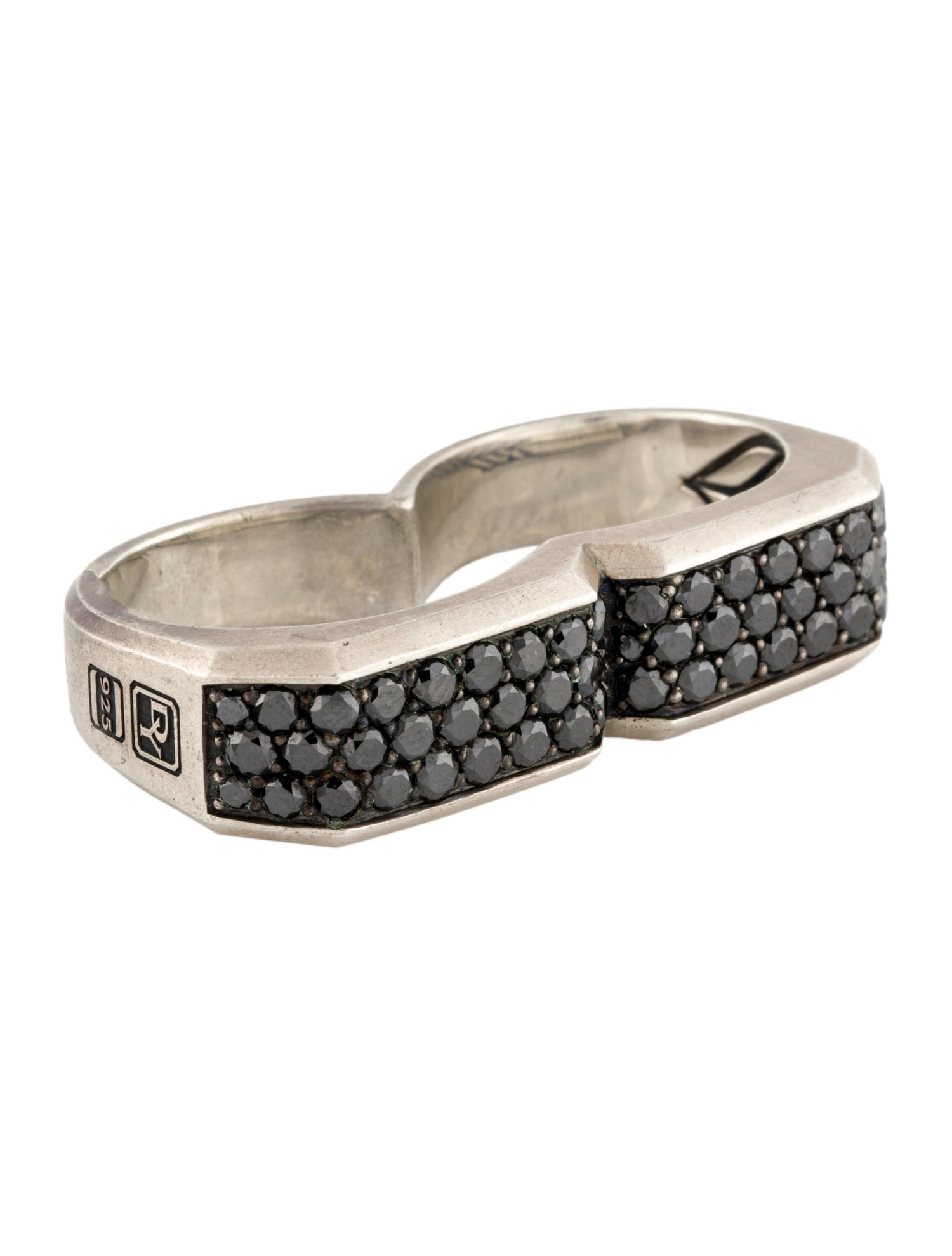David Yurman 3.77ctw Diamond Two-Finger Ring - Cocktail Ring, Rings ...