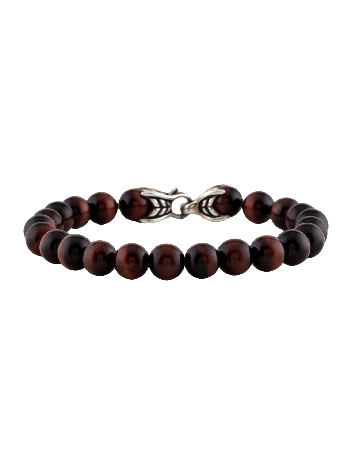 David Yurman Tiger's Eye Quartz Spiritual Beads Bracelet - Sterling ...