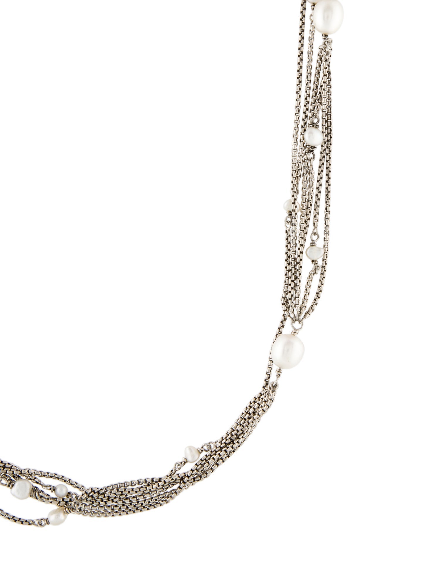 David Yurman Topaz Multi-Strand Station Necklace - Sterling Silver ...