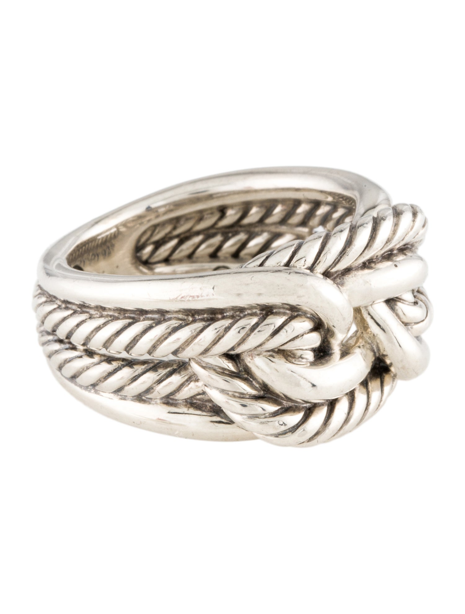 David Yurman Labyrinth Knot Ring - Band, Rings - DVY182953 | The RealReal