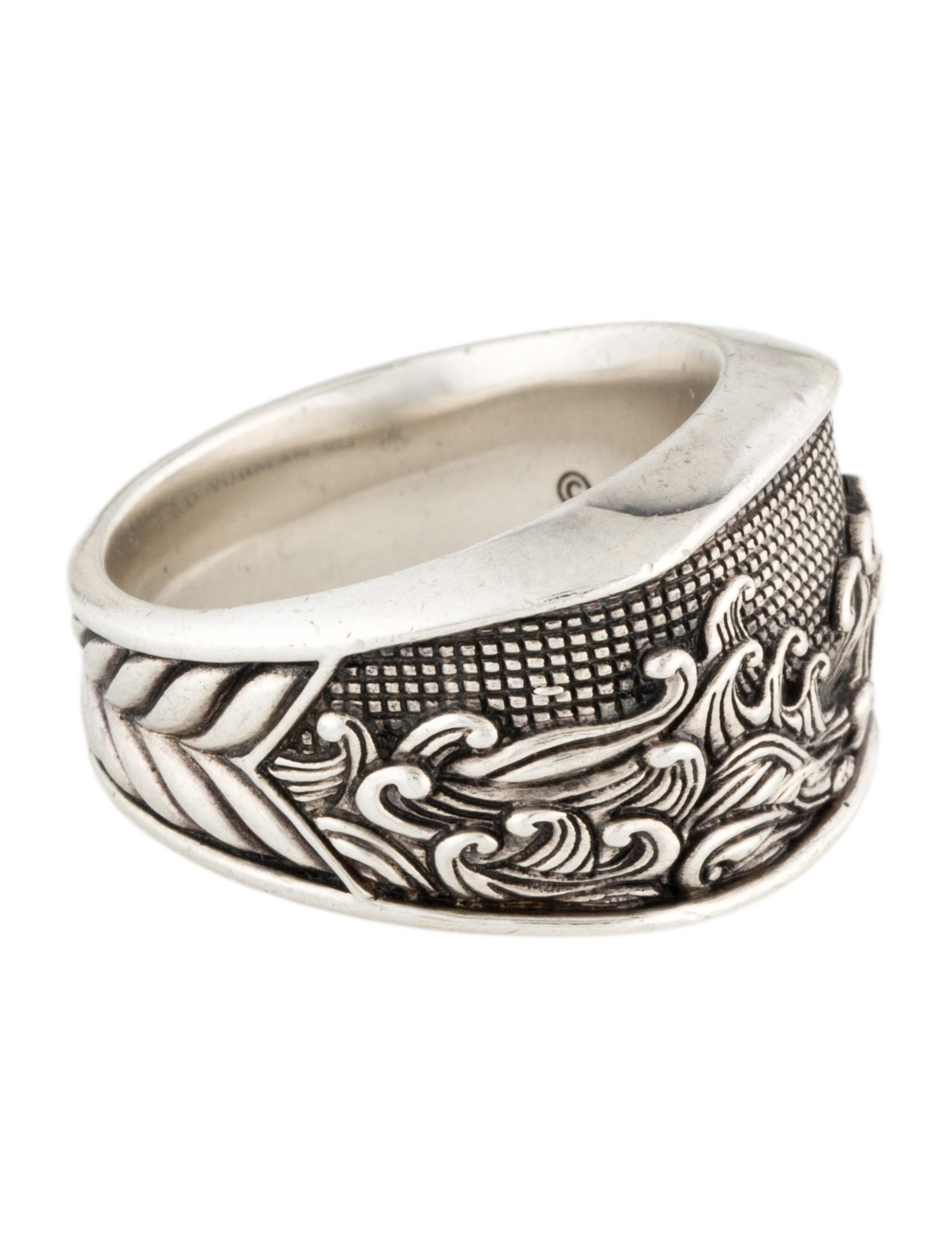 David Yurman Waves Signet Ring - Sterling Silver Signet Ring, Rings ...