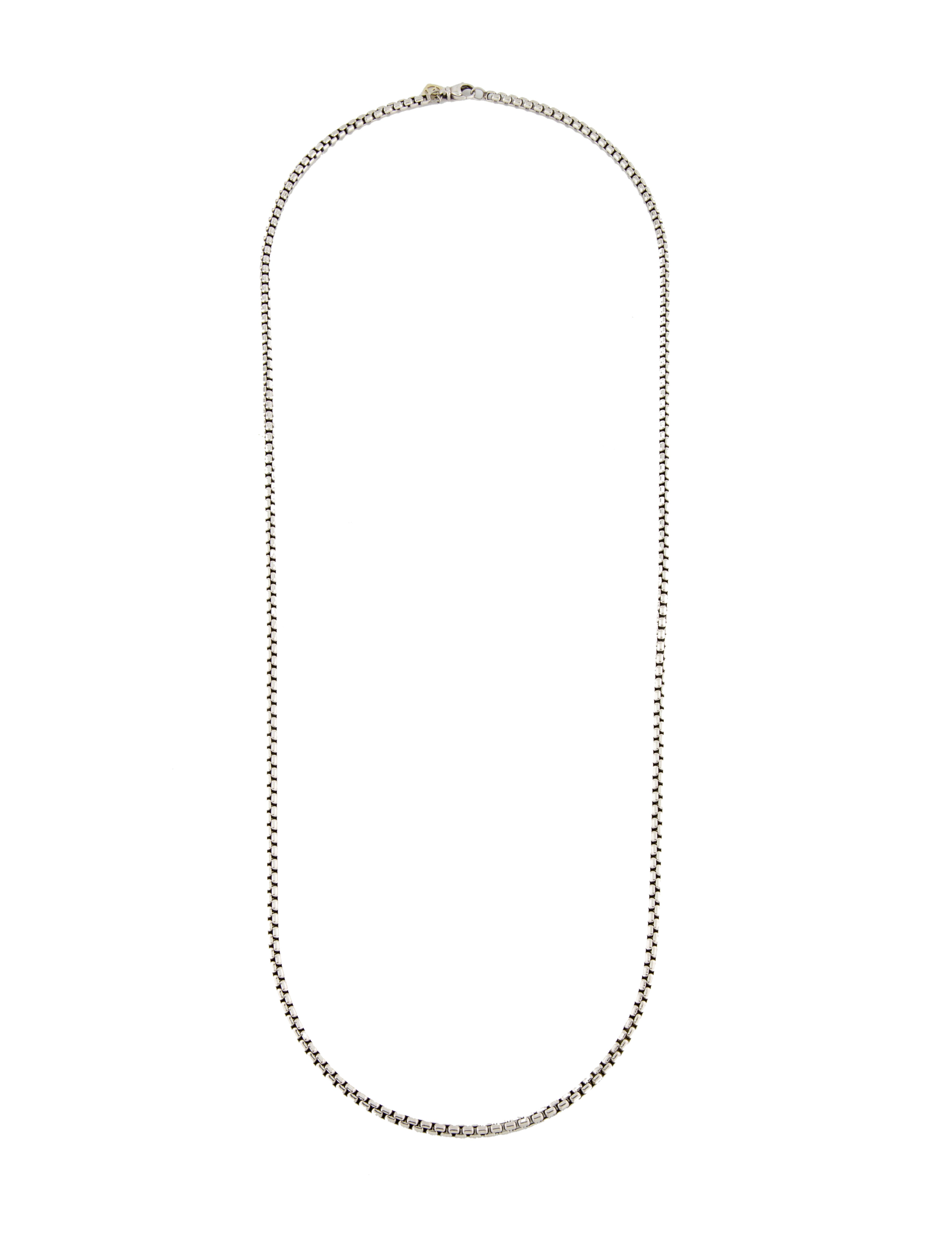 David Yurman Box Chain Necklace - 14K Yellow Gold Chain, Necklaces ...
