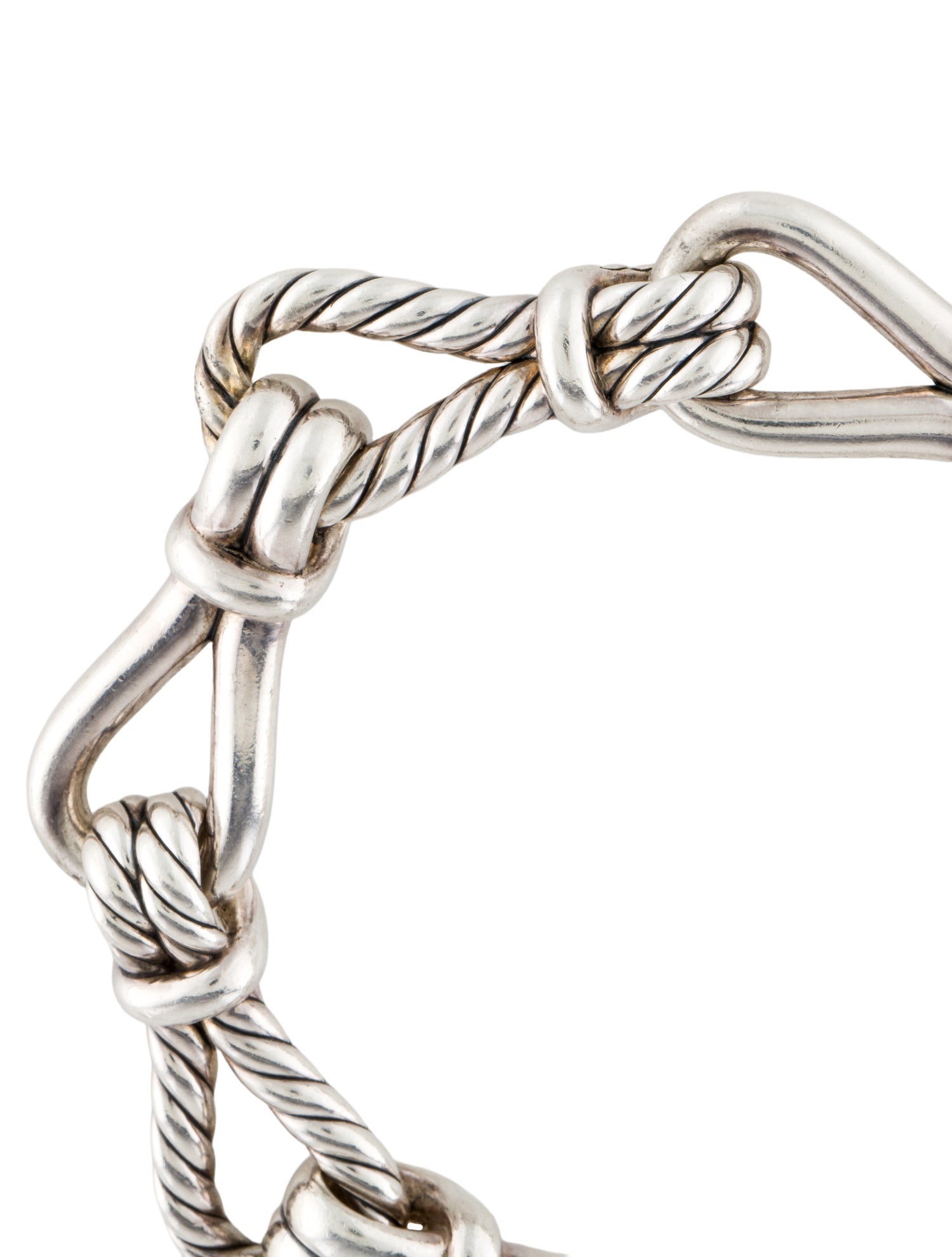 David Yurman Thoroughbred Loop Chain Bracelet - Link, Bracelets - DVY192340 | The RealReal