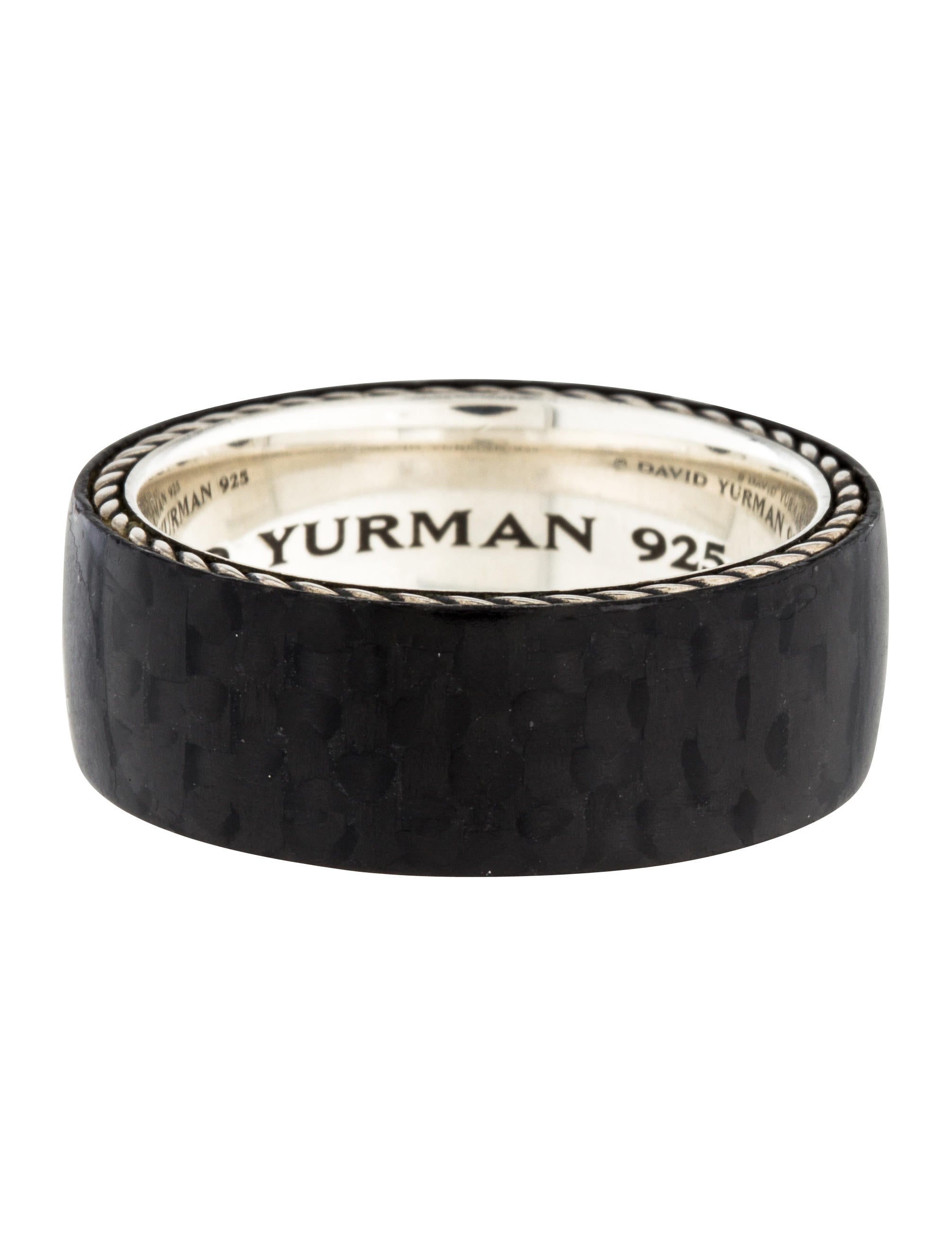 David Yurman Forged Carbon Band Ring - Band, Rings - DVY41699 | The ...