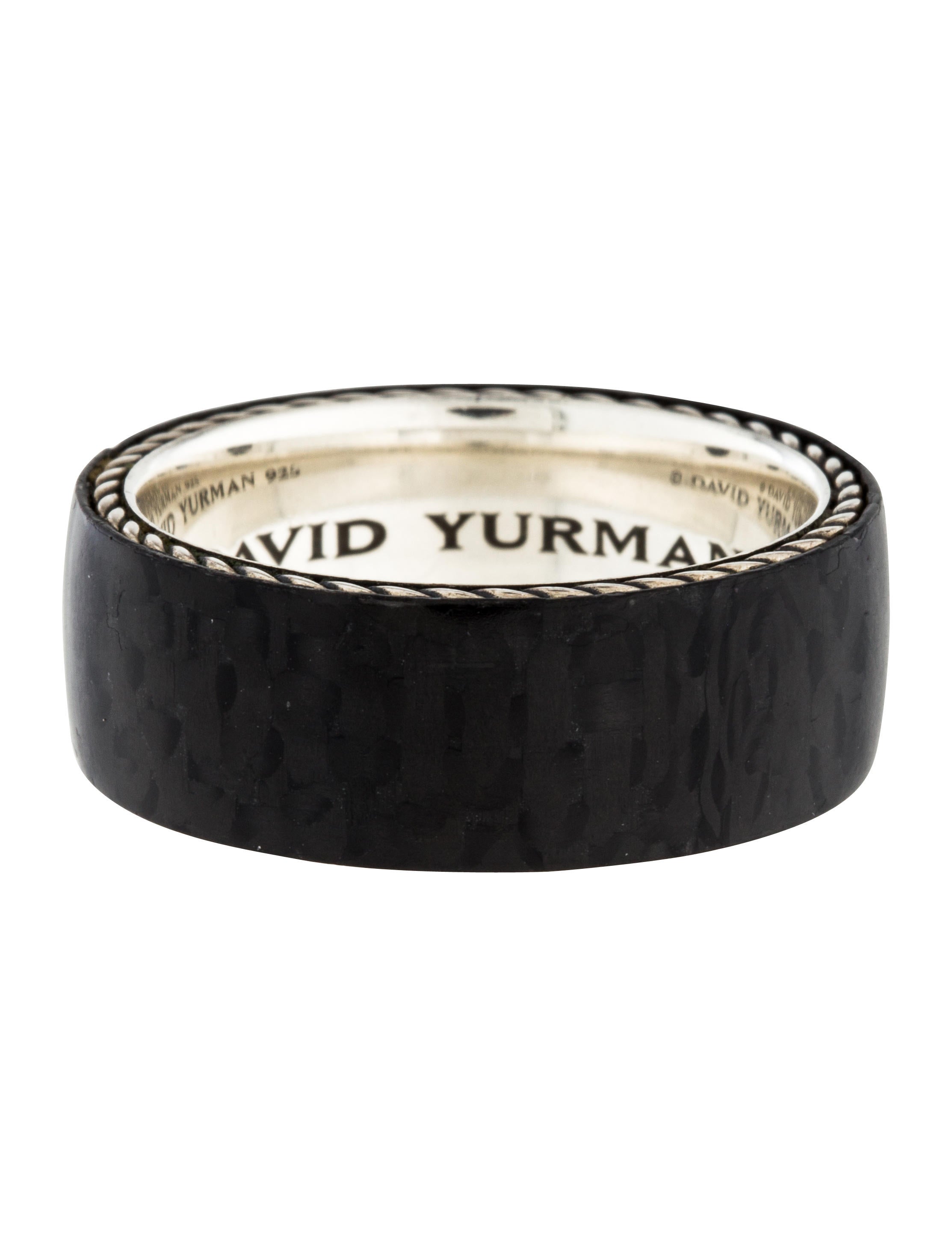 David Yurman Forged Carbon Band Ring - Band, Rings - DVY41699 | The ...