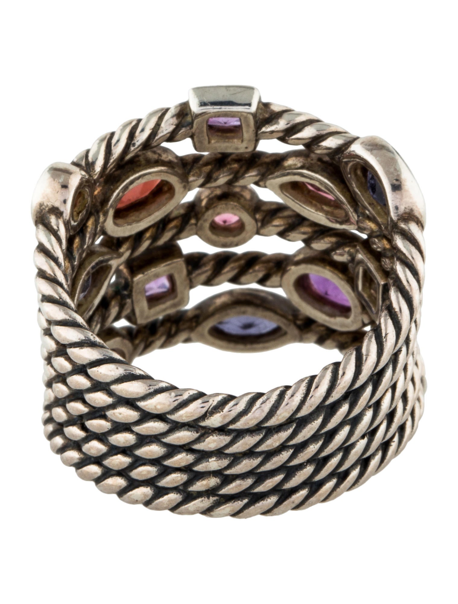 David Yurman 5 Row Confetti Ring - Rings - DVY42879 | The RealReal