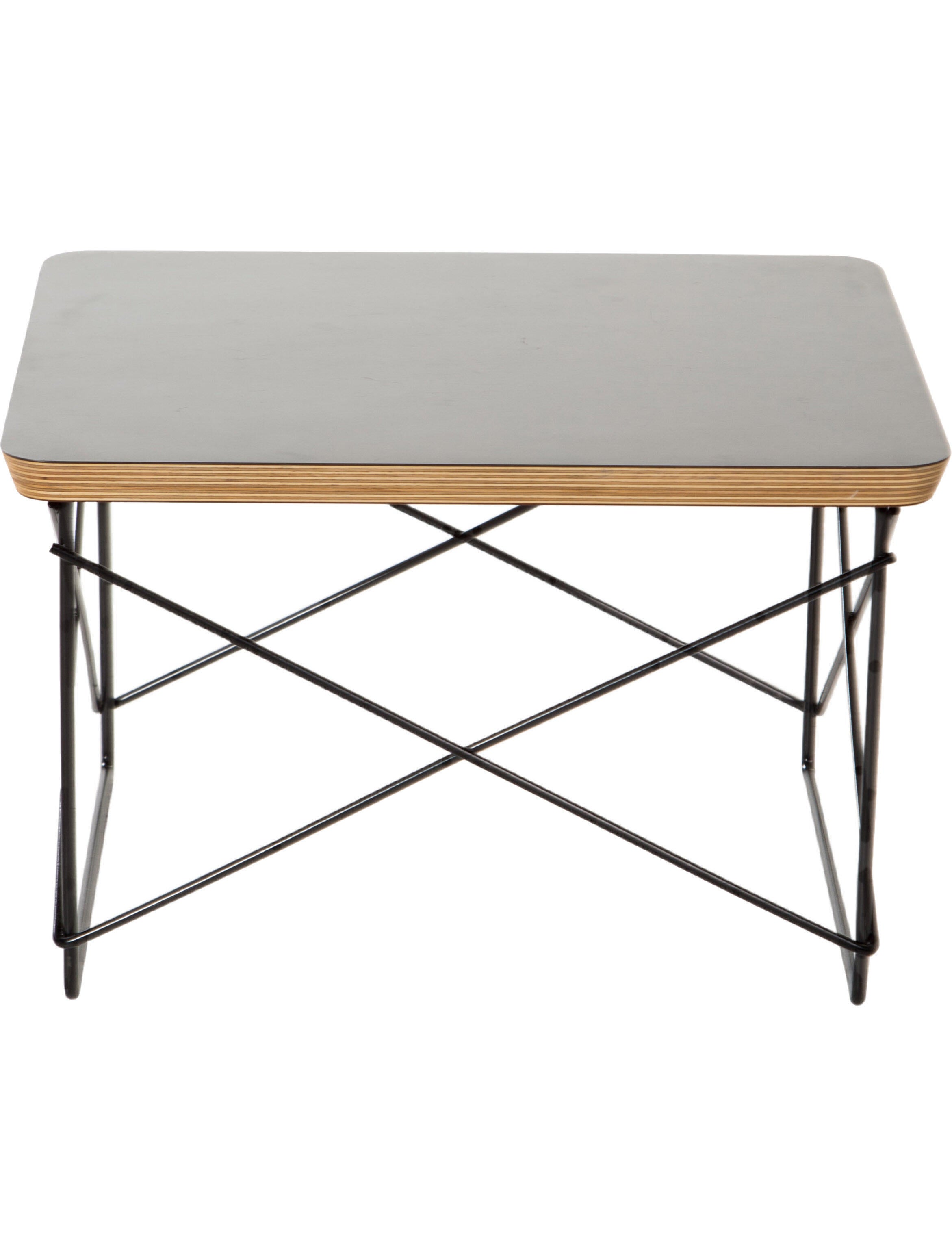 Charles and Ray Eames Wire Base Low Table - Black, 1 pieces Tables ...