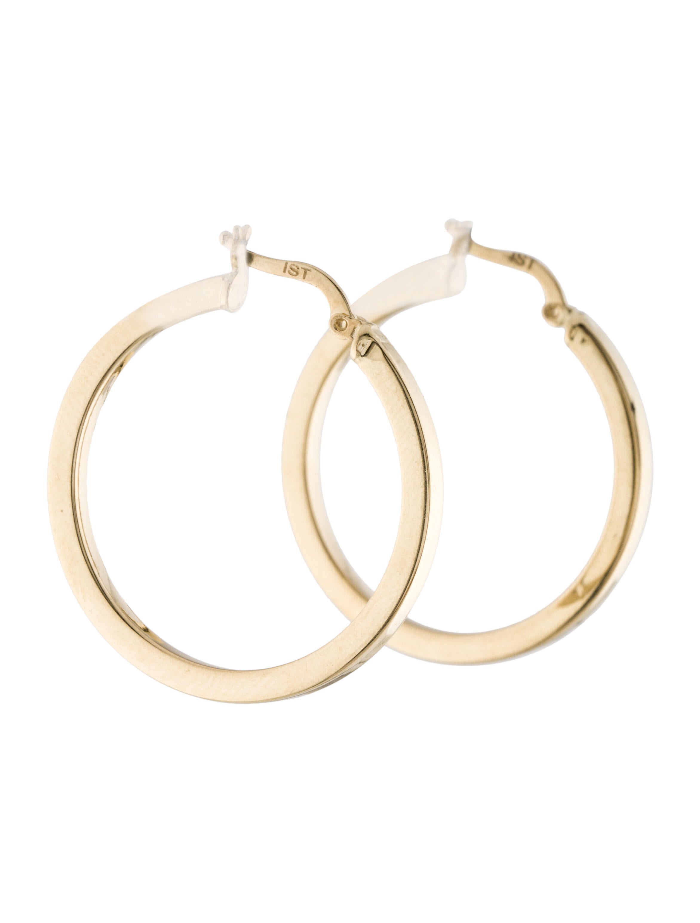 Fendi Two-Tone F is Fendi Hoop Earrings - Gold, Gold-Tone Metal Hoop ...