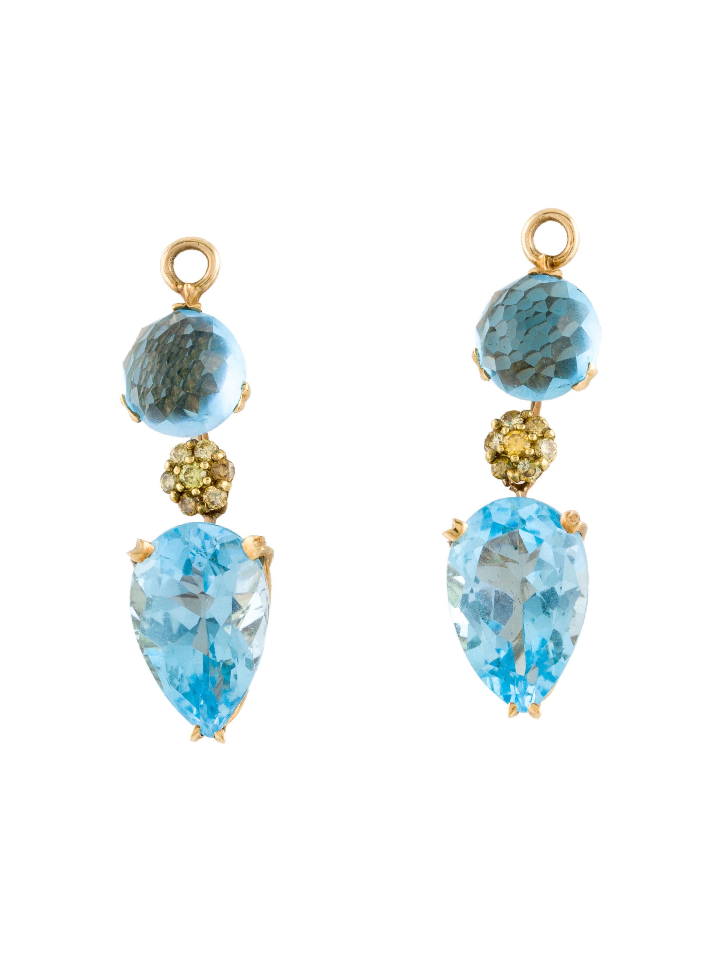 Jude Frances 18K Diamond & Quartz Small Wrapped Filigree Provence ...