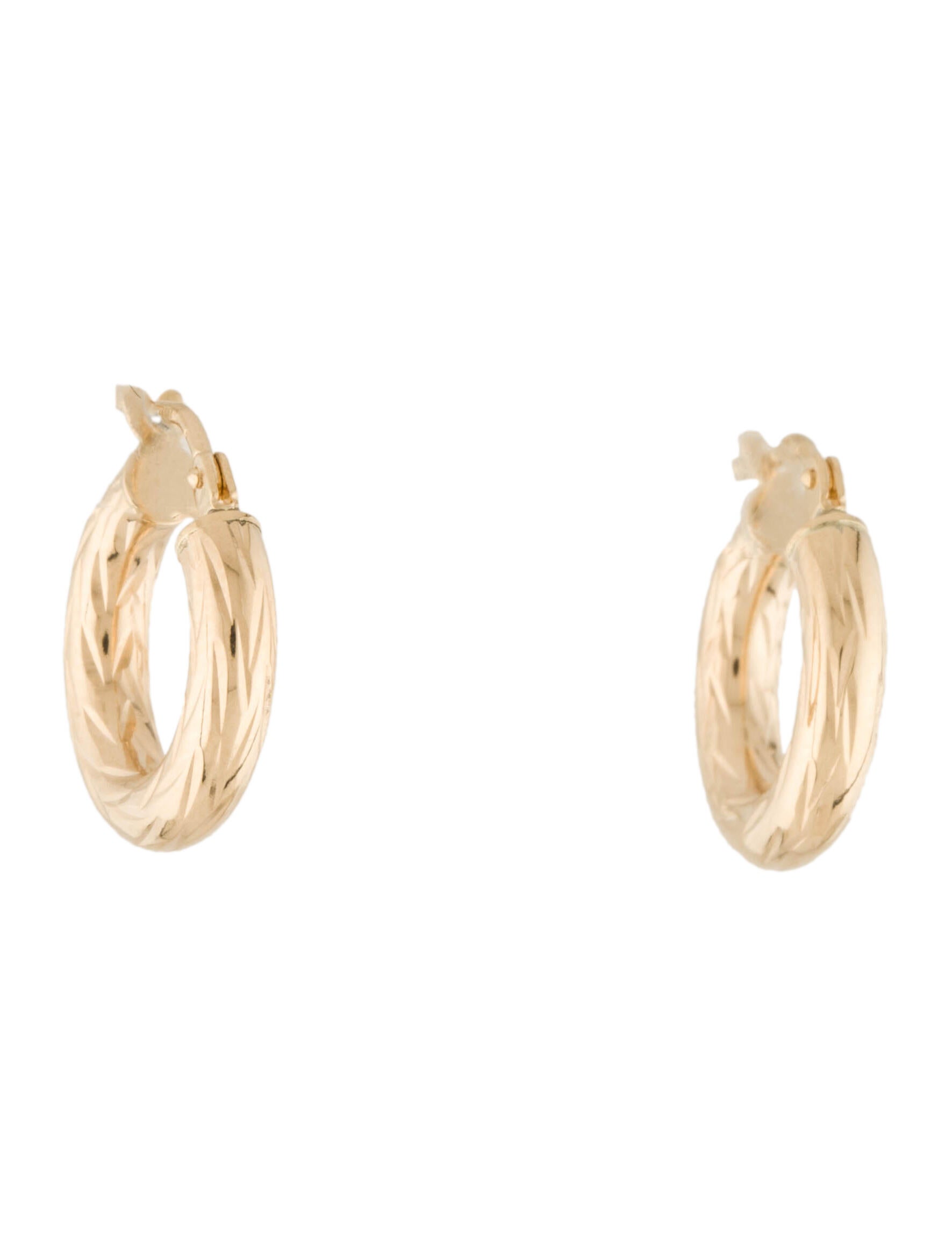 Fendi 'F Is Fendi' Hoop Earrings - Gold-Tone Metal Hoop, Earrings ...