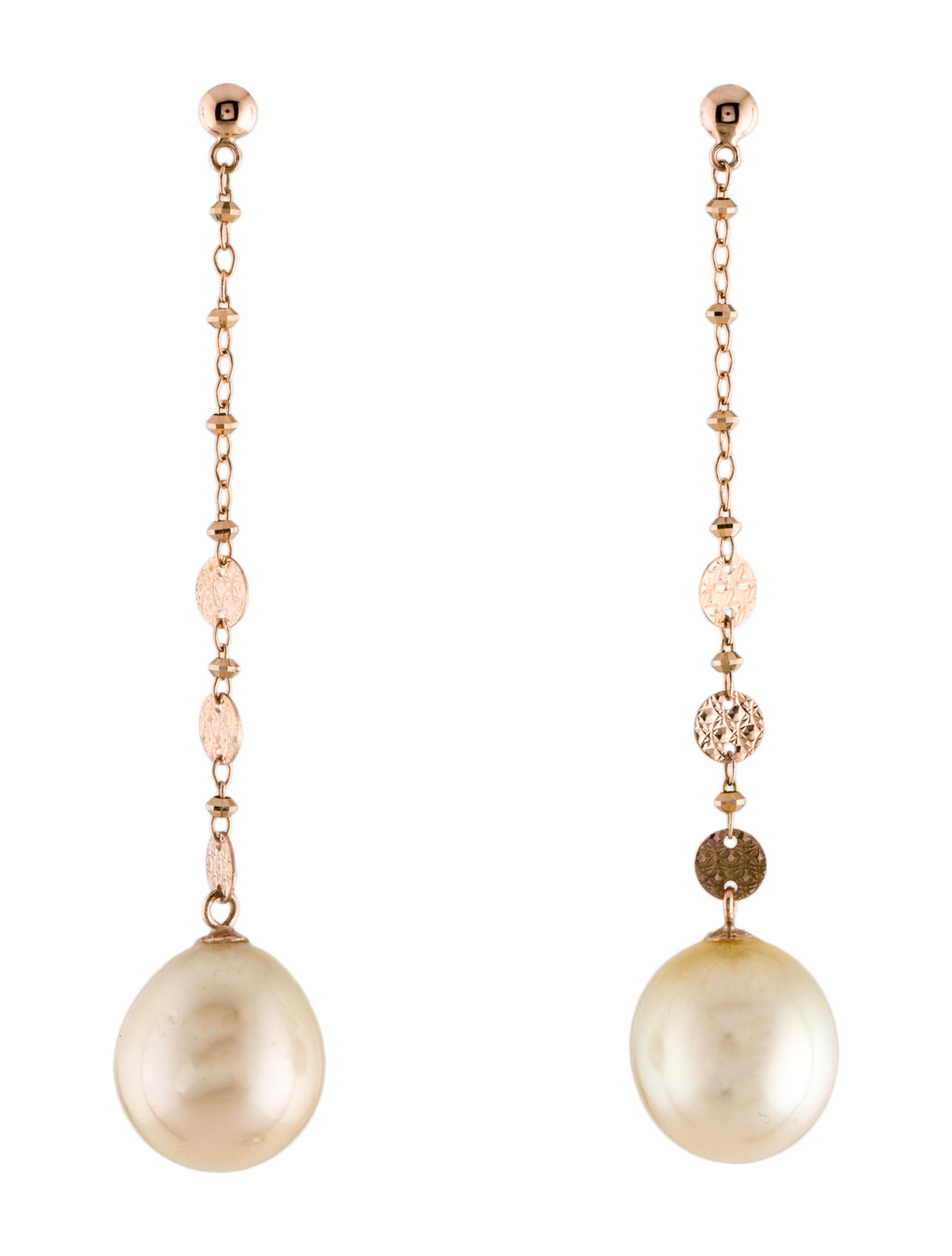 Tiffany & Co. 18K Peridot & Pearl Drop Earrings - 18K Yellow Gold ...