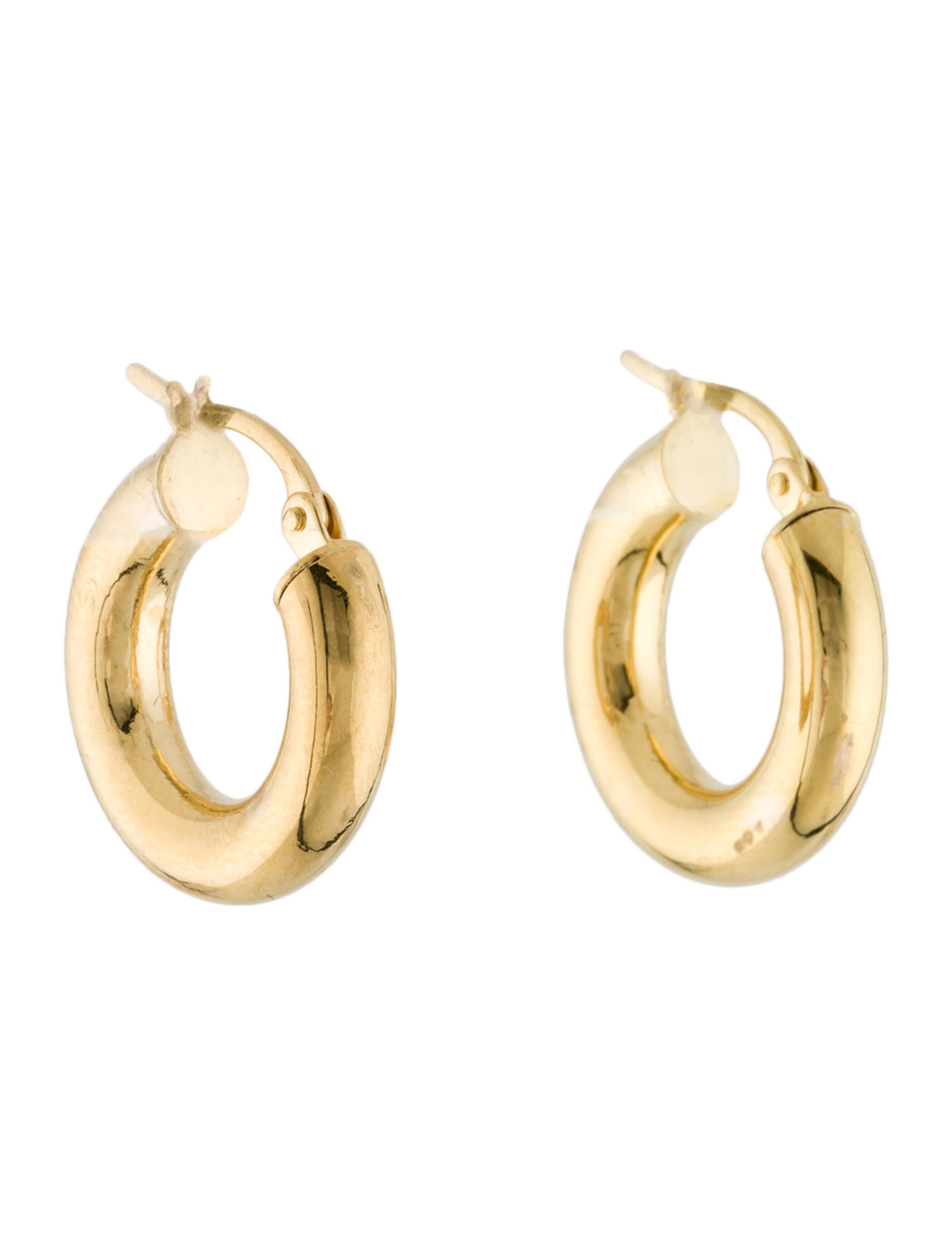 Fendi Forever Fendi Earrings - Black, Brass Hoop, Earrings - FEN252493 ...