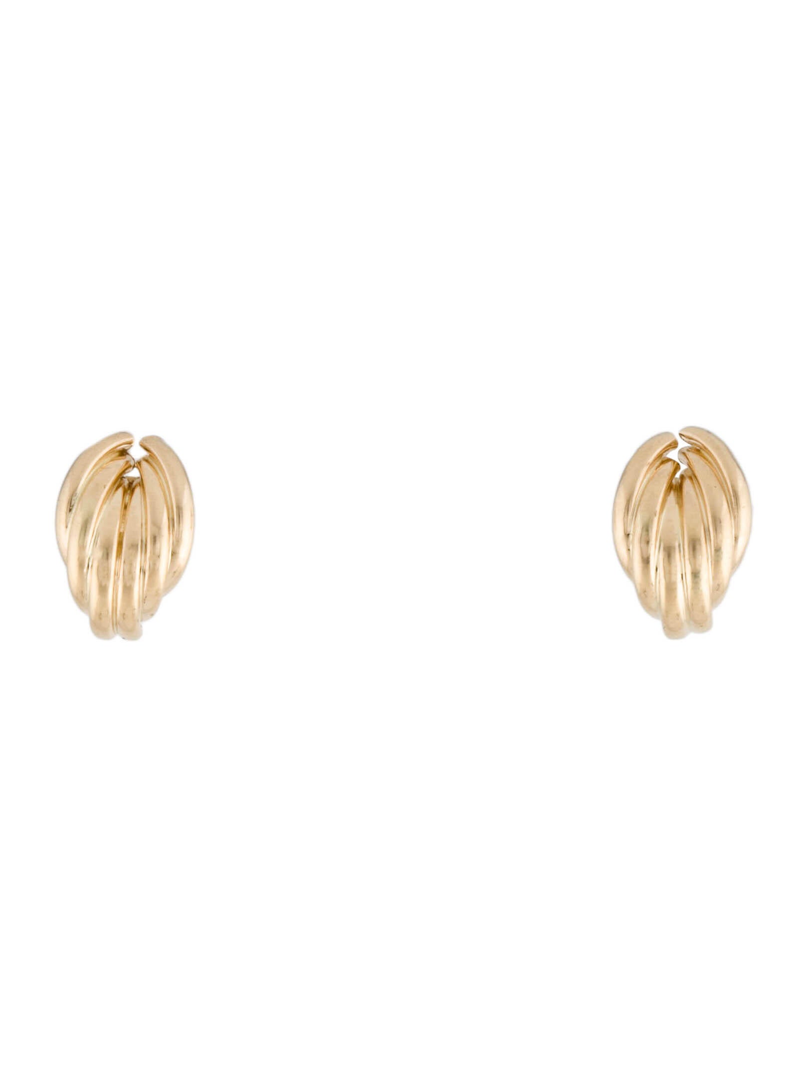 David Yurman Sculpted Cable Stud Earrings - 18K White Gold Stud ...
