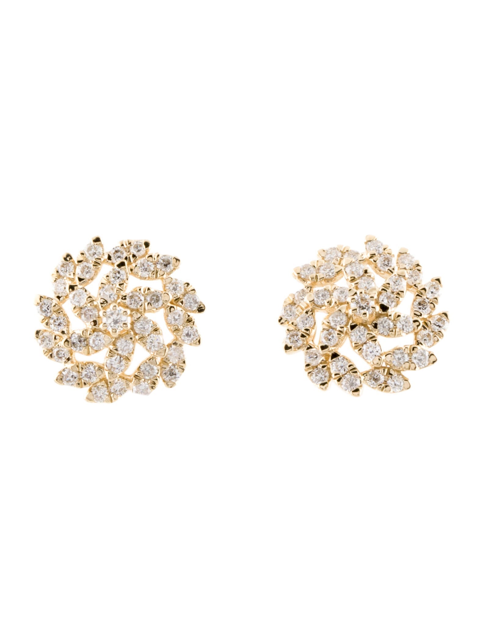 John Hardy 18K Ruby & Diamond Dragon Stud Earrings - 18K Yellow Gold ...