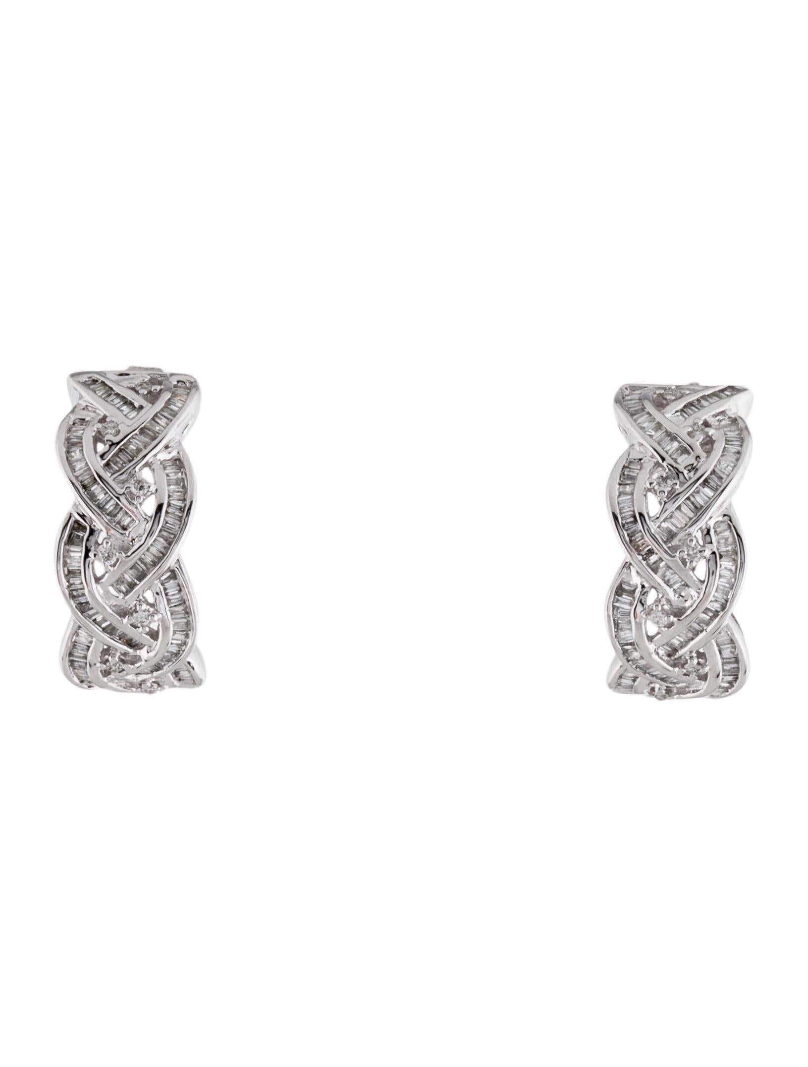 Earrings 18K Rutilated Quartz,Tourmaline & Diamond Drop Earrings - 18K ...