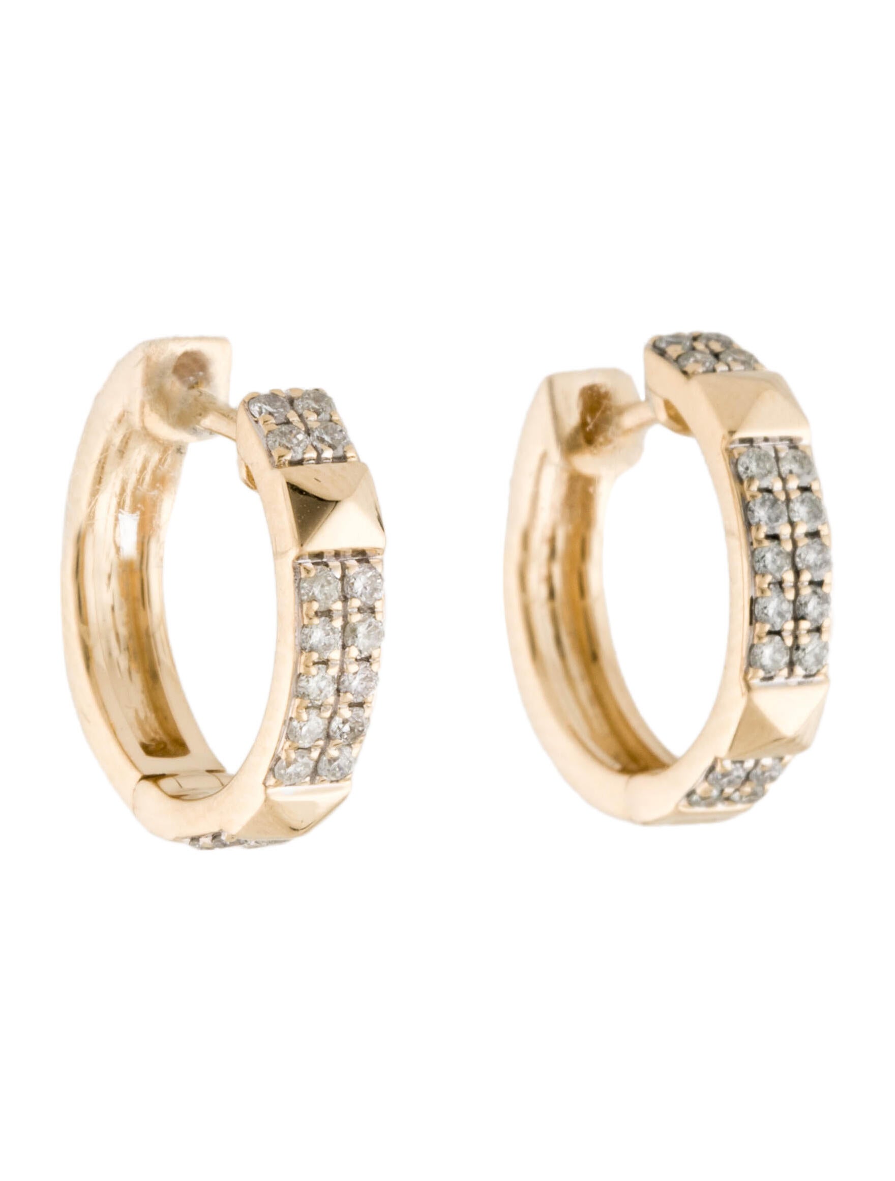 The Last Line 14K Sapphire Large Biggie Single Huggie Earring - 14K ...