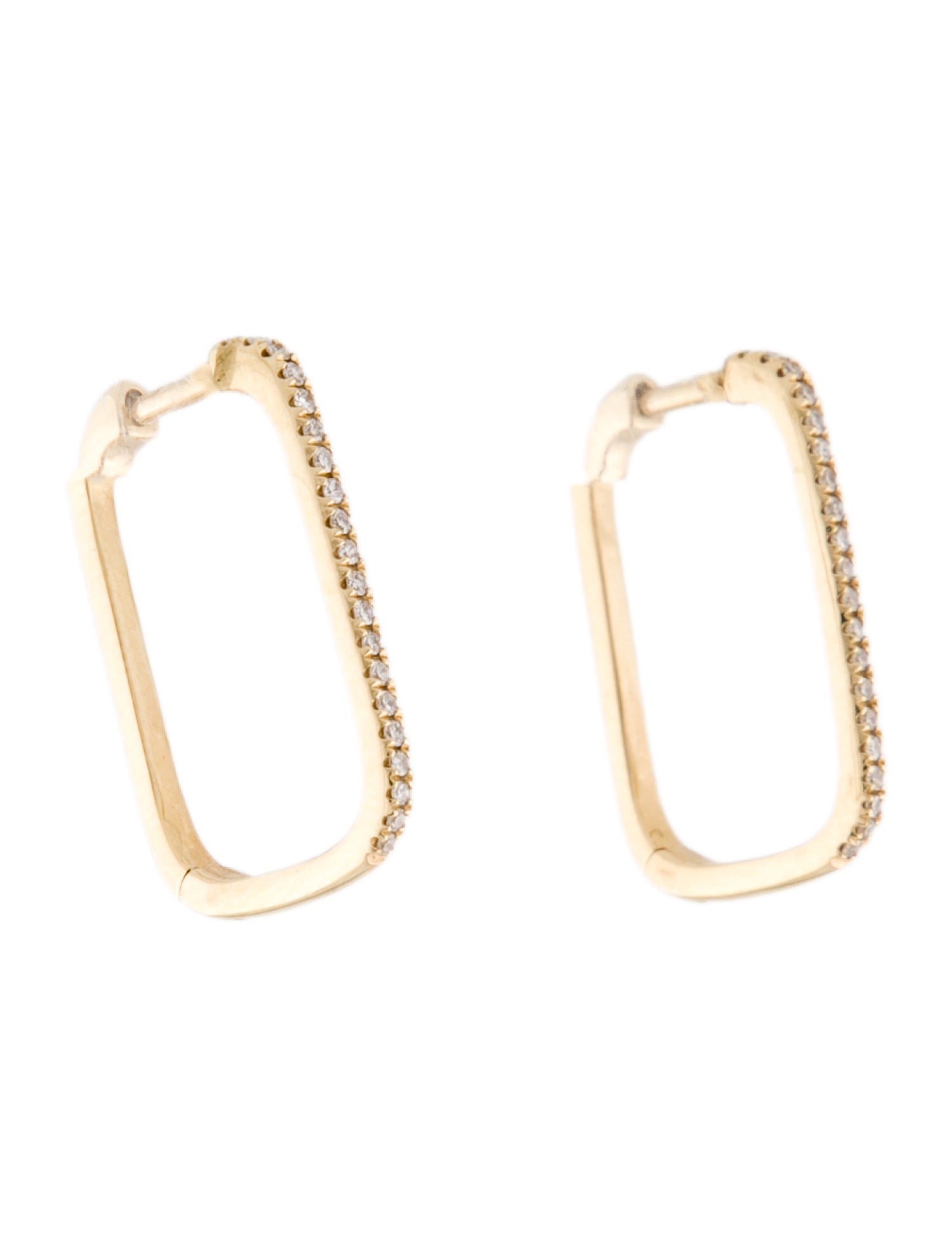 Tiffany & Co. 18K Diamond Atlas Small Hoop Earrings - Rhodium-Plated ...