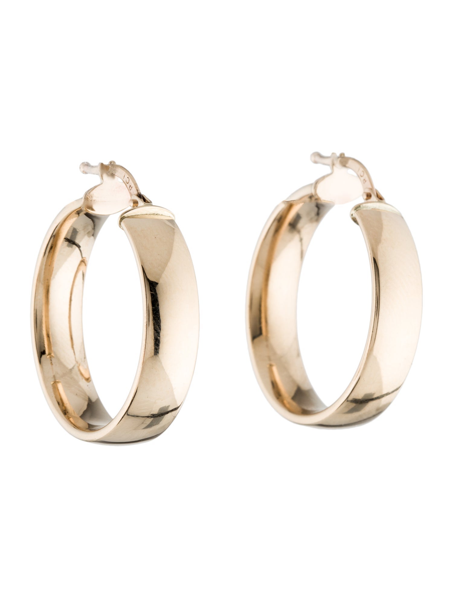 David Yurman Two-Tone Cable Hoop Earrings - 14K Yellow Gold Hoop ...