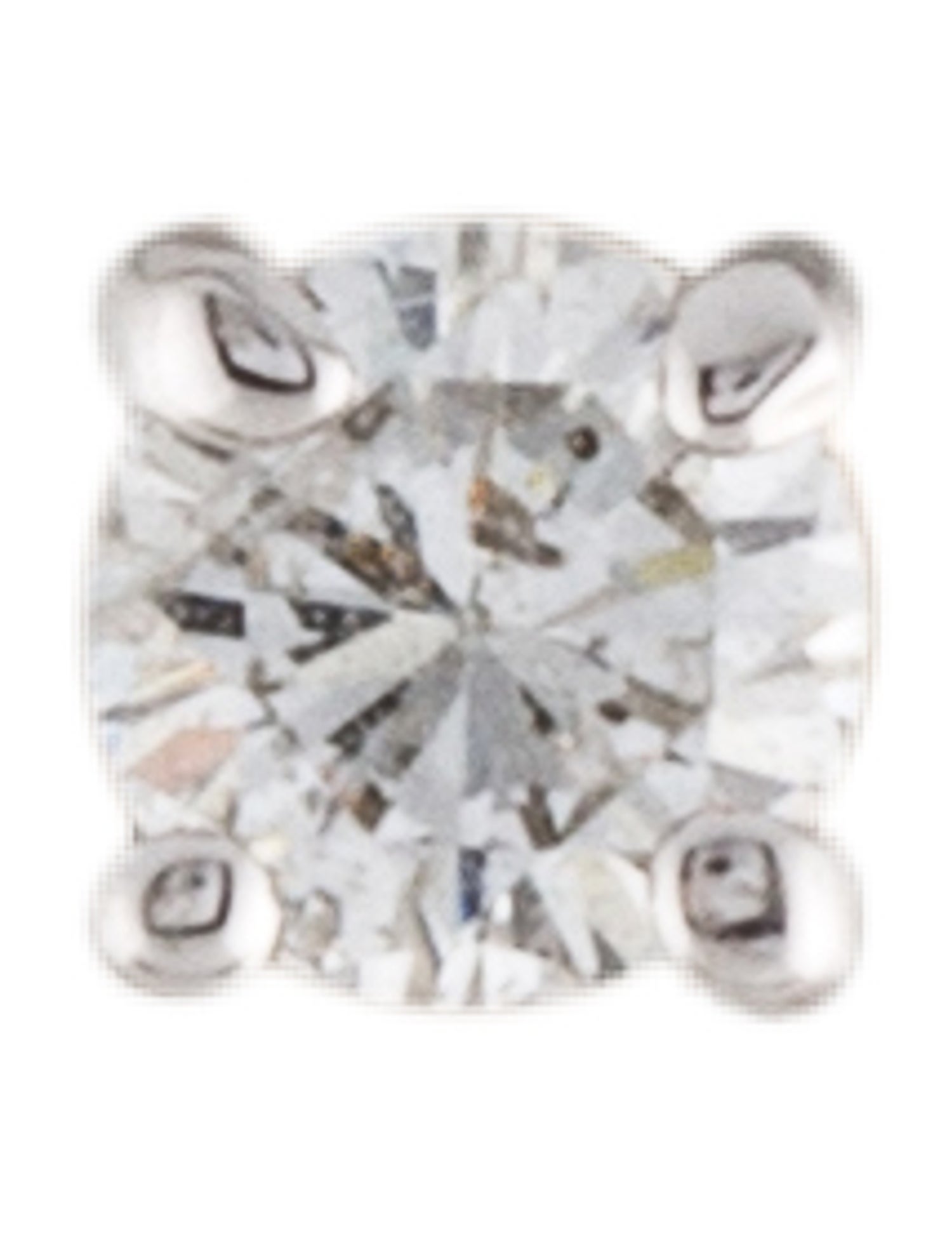 Earrings 14K Diamond Single Solitaire Stud Earring - Stud, Earrings - EARRI281812 | The RealReal