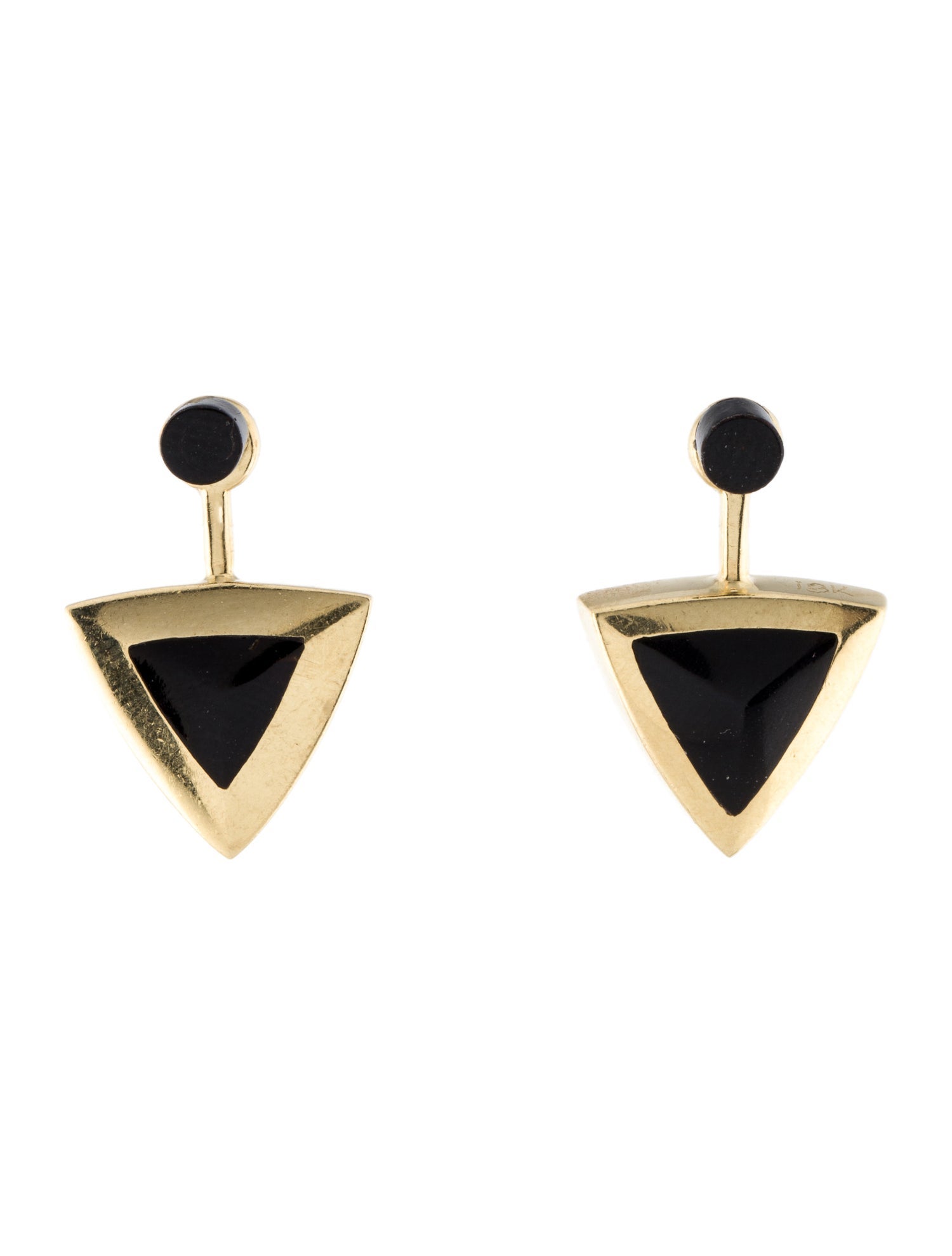 Maria Tash Diamond Dangle Earrings - Rhodium-Plated 18K White Gold Drop ...