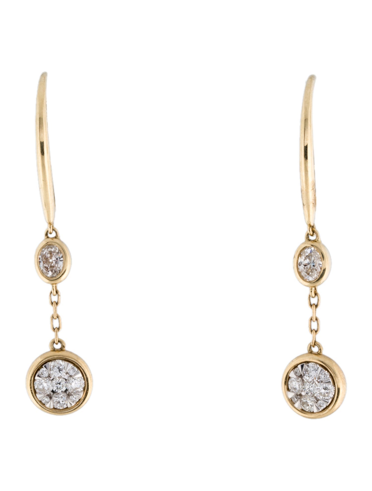 Celine Céline Baroque Pearl Drop Earrings - Gold-Tone Metal Drop ...